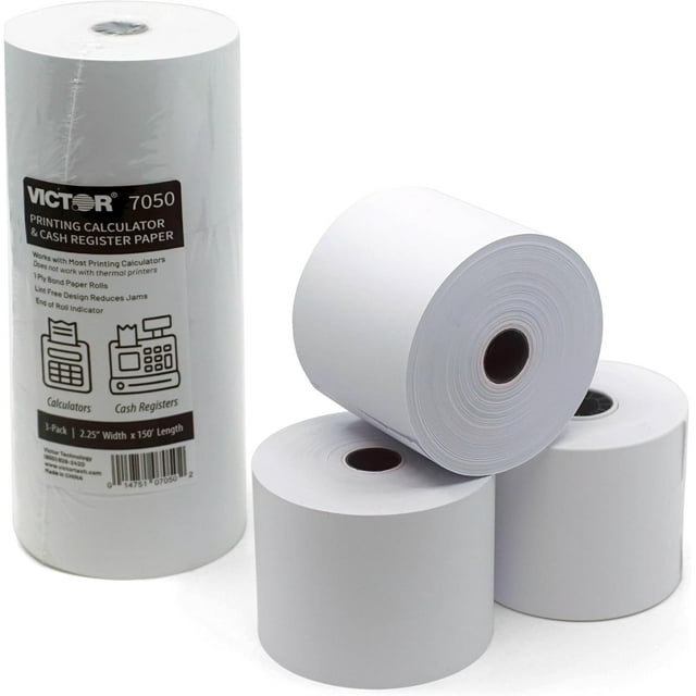Victor Technology 3 Pack Add Roll & Paper (7050) - Walmart.com