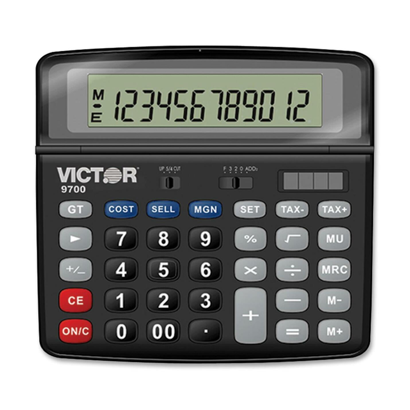 Victor Technology 9700 12-Digit Standard Function Business Calculator ...