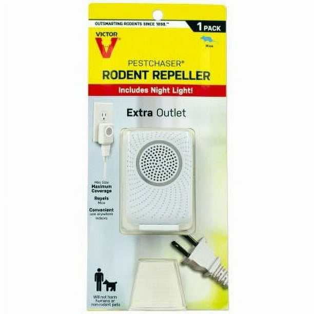 Victor Ultrasound Rodent Pest Chaser, Mini 1 Pack - Walmart Business ...