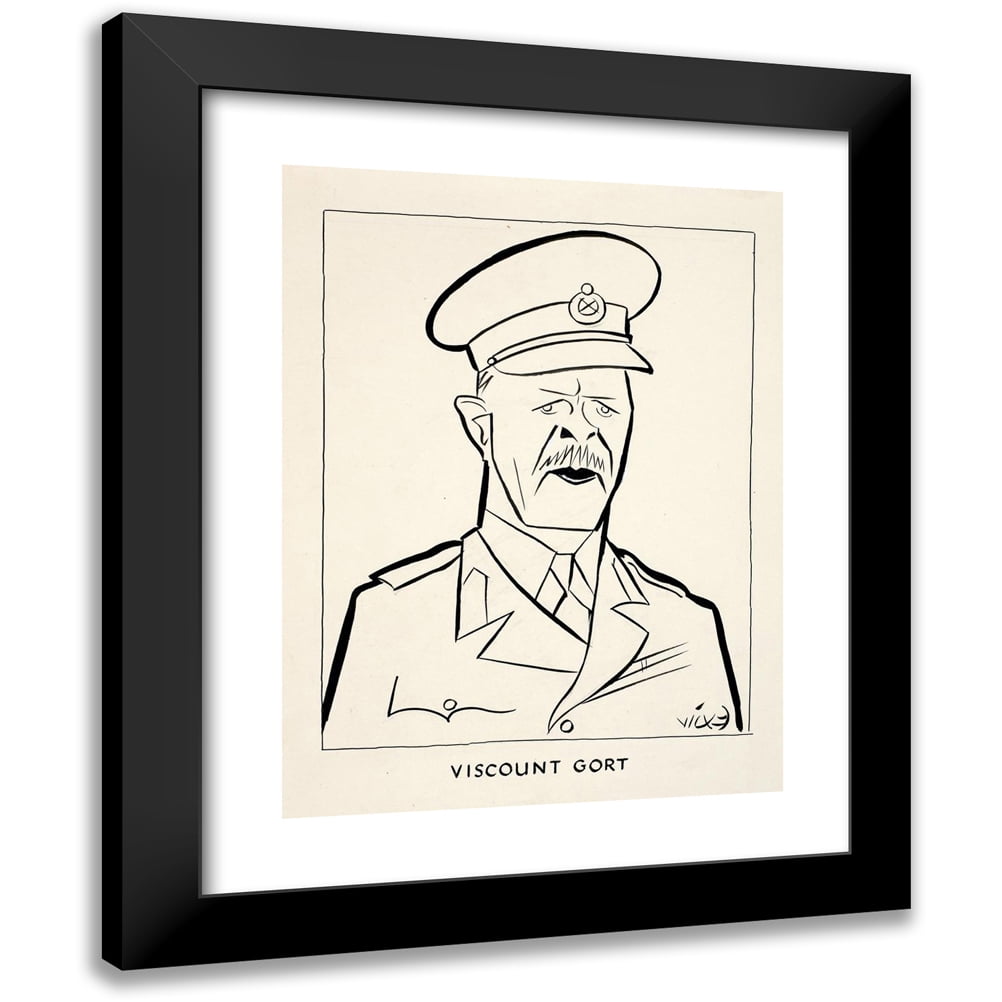 Victor Weisz 12x14 Black Modern Framed Museum Art Print Titled - Field ...
