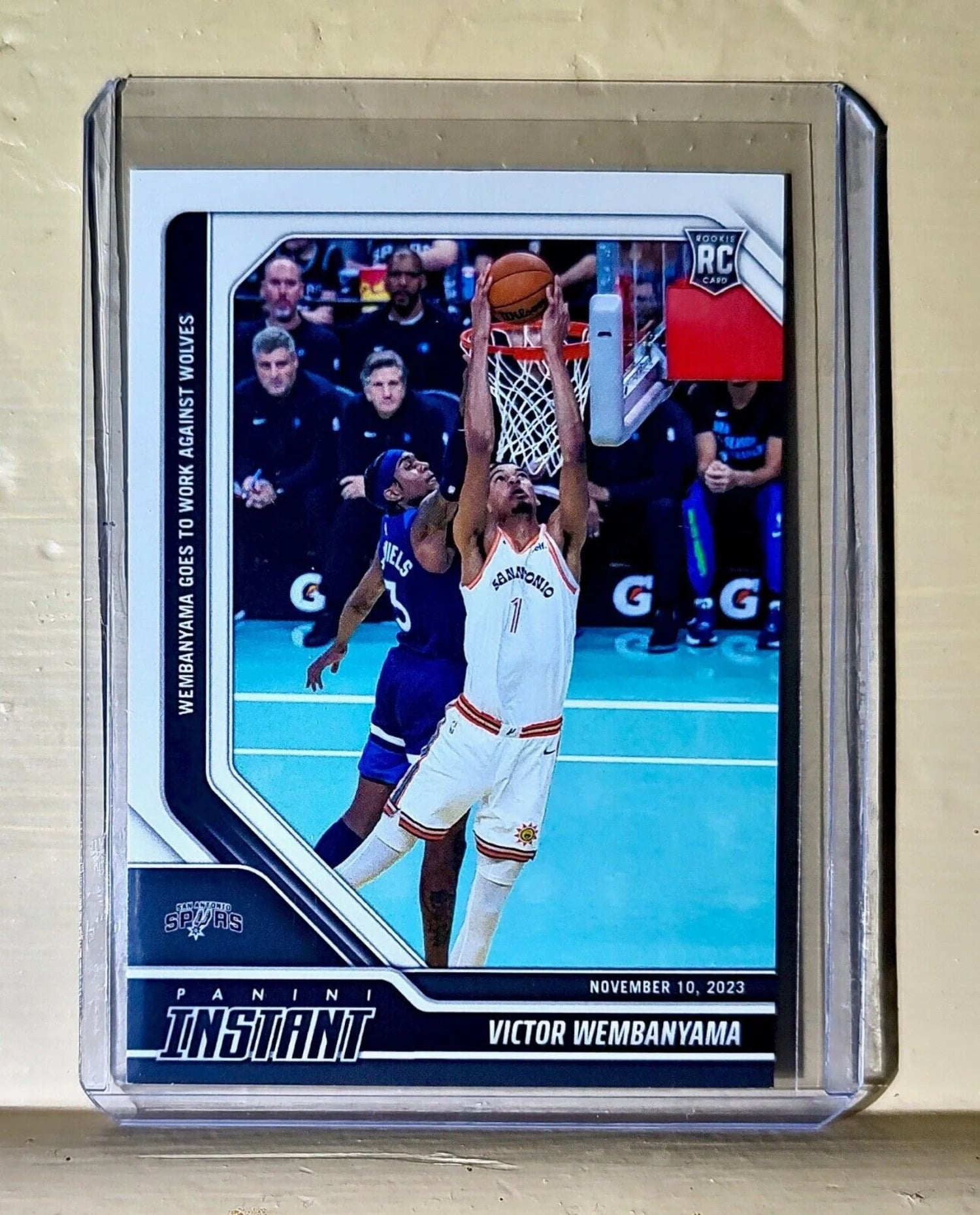 Victor Wembanyama 2023-24 Panini #60 NBA Rookie Basketball Card Spurs 1 of 6522 - Walmart.com