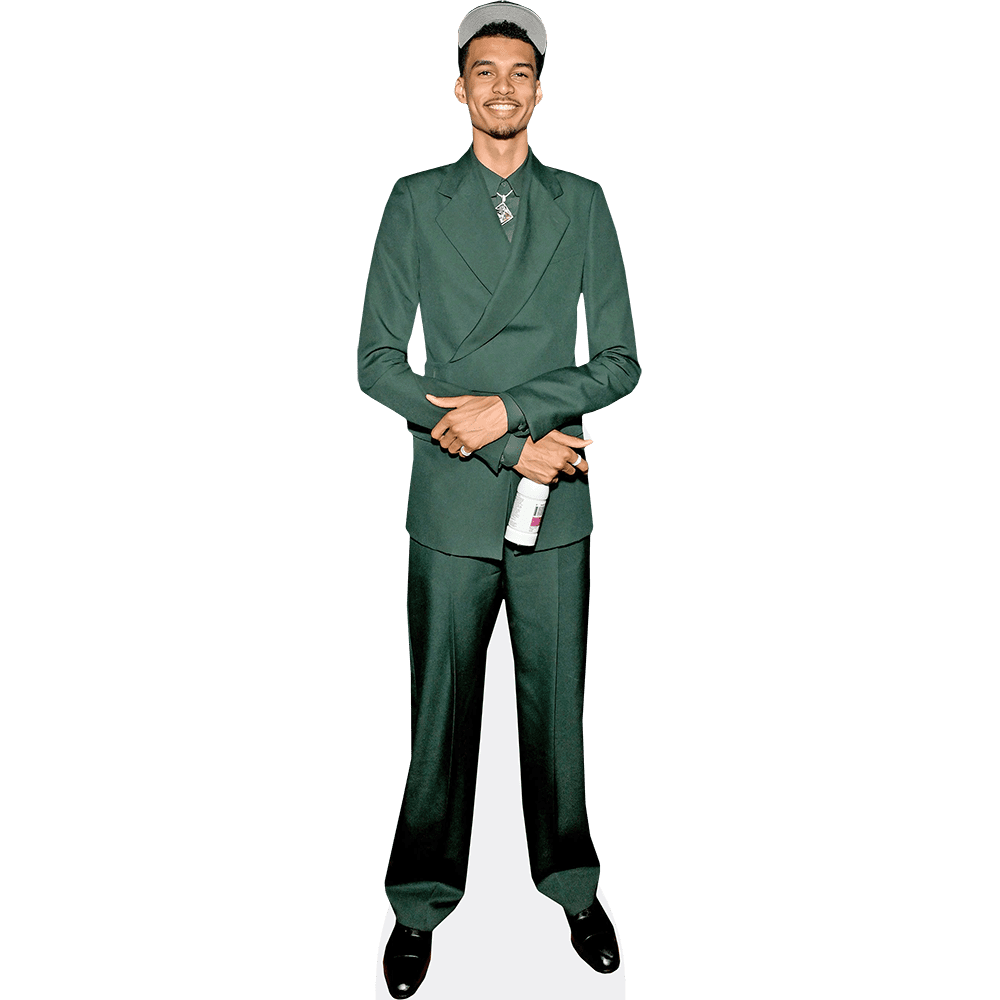 Victor Wembanyama (Green Suit) Life Size Cutout. Standee. - Walmart.com