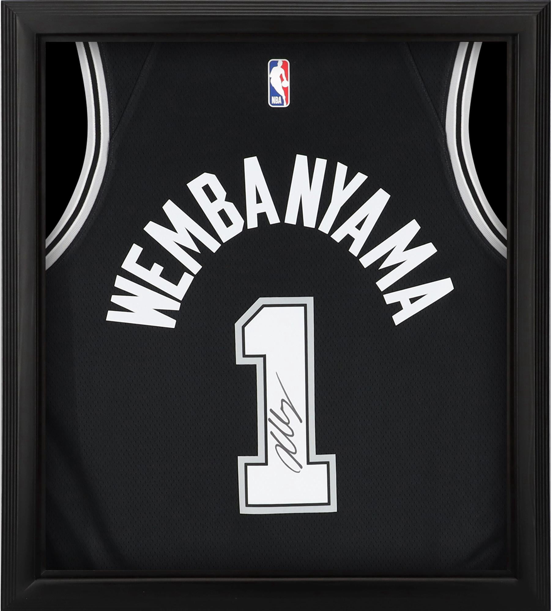 Victor Wembanyama San Antonio Spurs Autographed Framed Black Icon ...