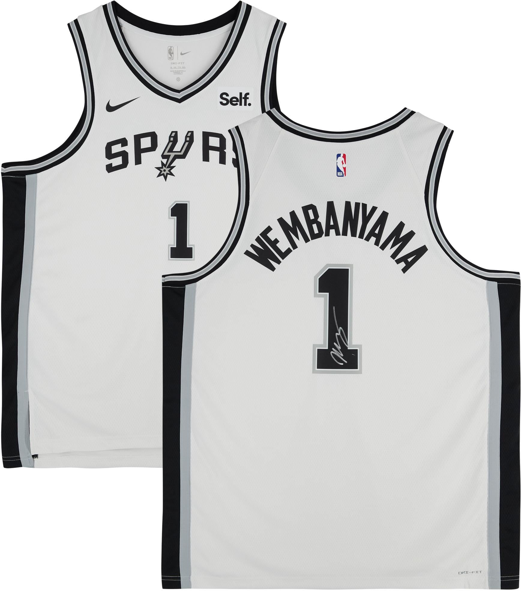 Victor Wembanyama San Antonio Spurs Autographed White Association ...