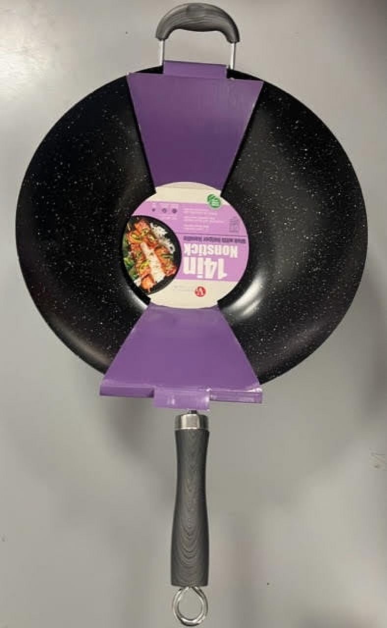 Victoria 14 Inch Nonstick Wok with Helper Handle, VICW414 - Walmart.com