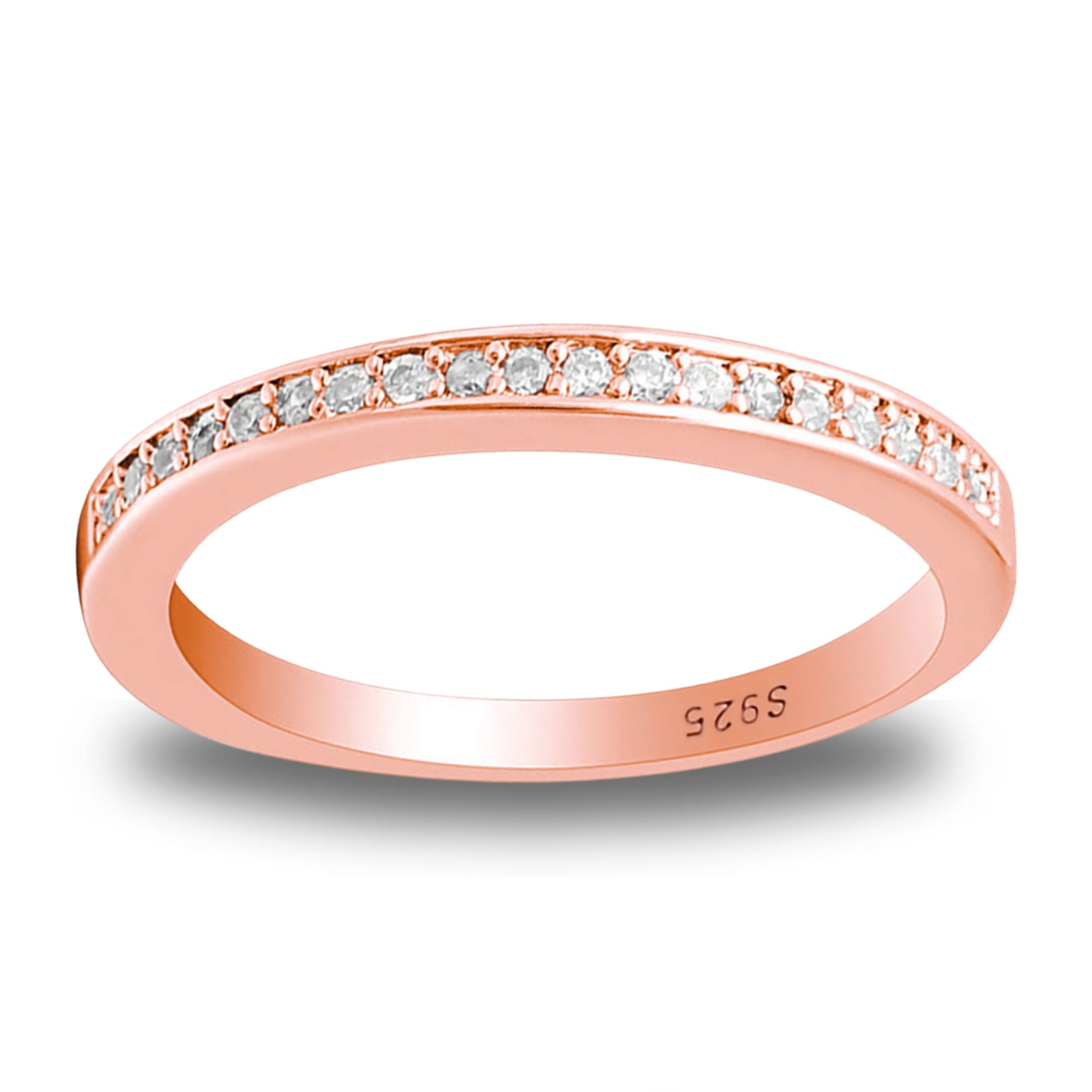 Victoria Anniversary Band Ring Sterling Silver Cz Womens Ginger Lyne ...