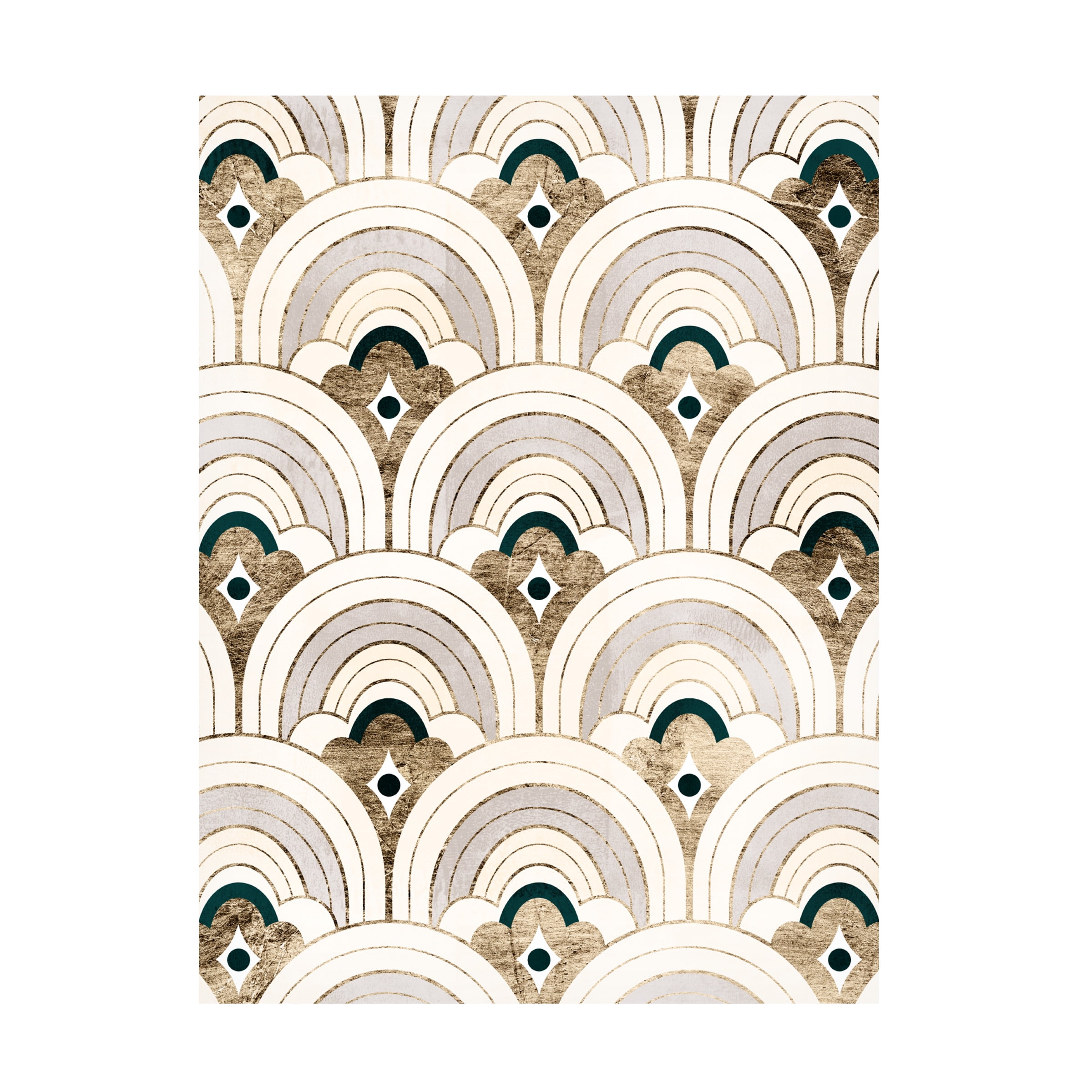 Victoria Barnes 'Deco Patterning IV' Canvas Art - Walmart.com