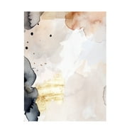 Victoria Barnes 'Indigo Blush and Gold I' Canvas Art - Walmart.com