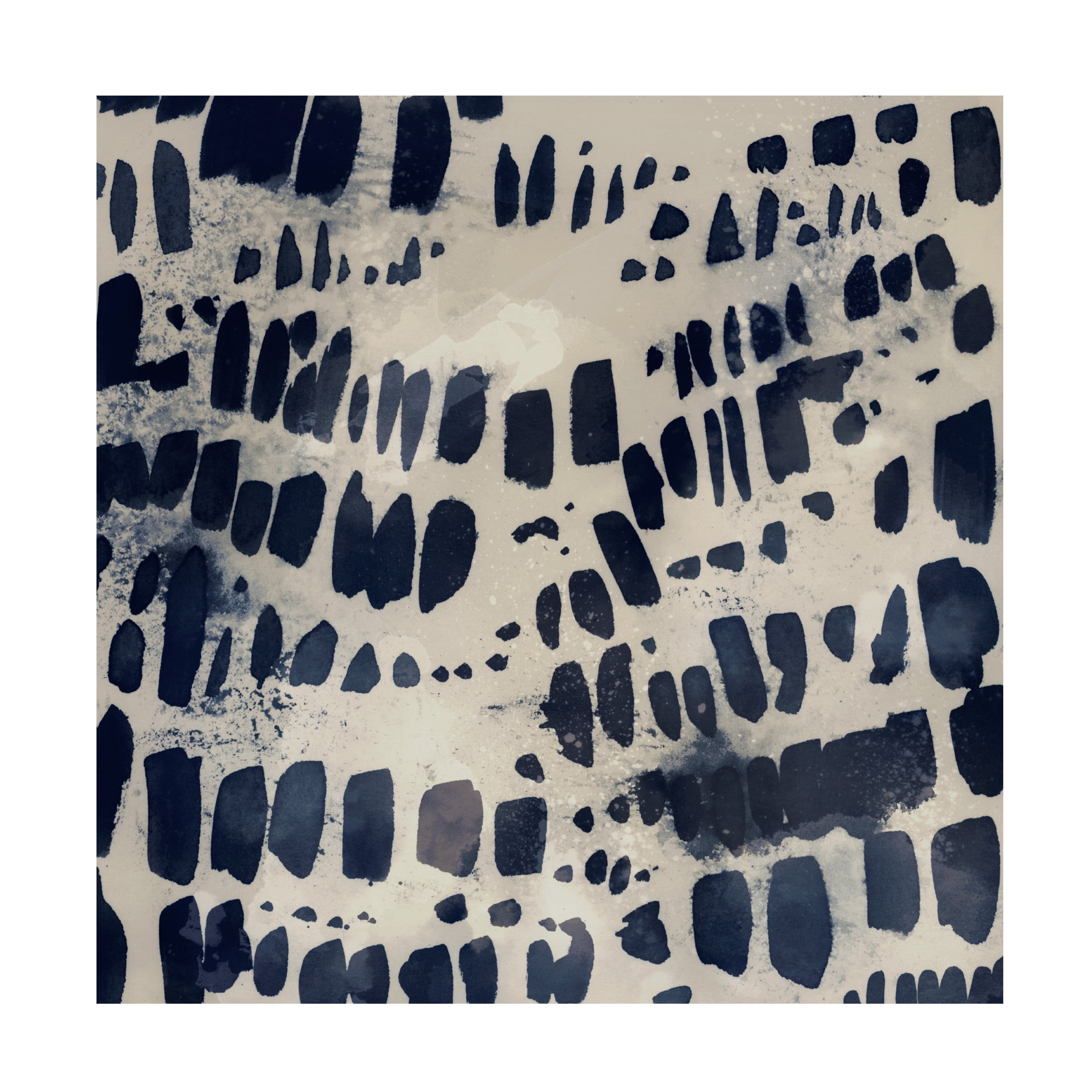 Victoria Barnes 'Indigo Markings I' Canvas Art - Walmart.com