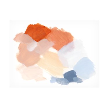 Victoria Barnes 'Indigo Blush and Gold I' Canvas Art - Walmart.com