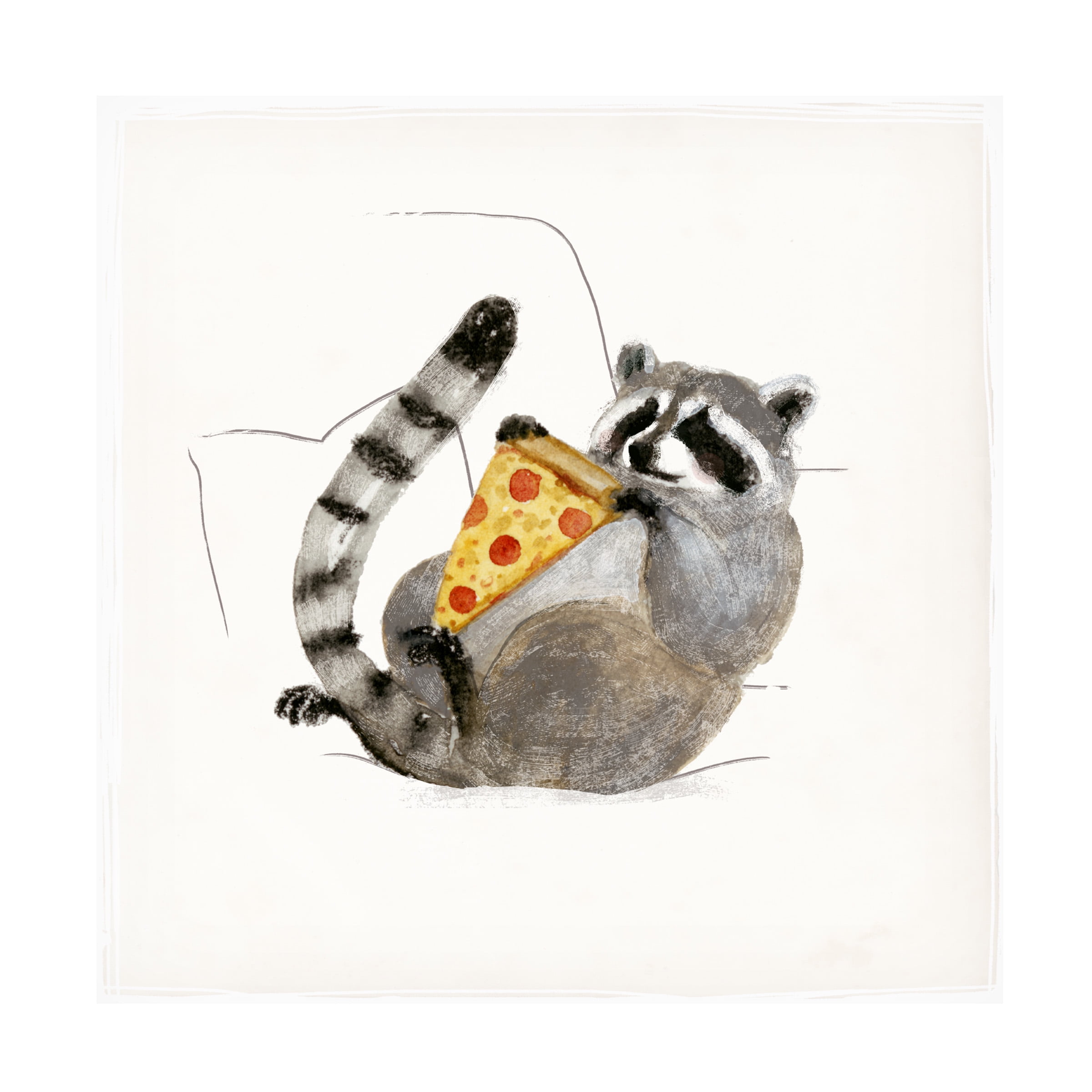 Victoria Barnes 'Rascally Raccoon II' Canvas Art - Walmart.com