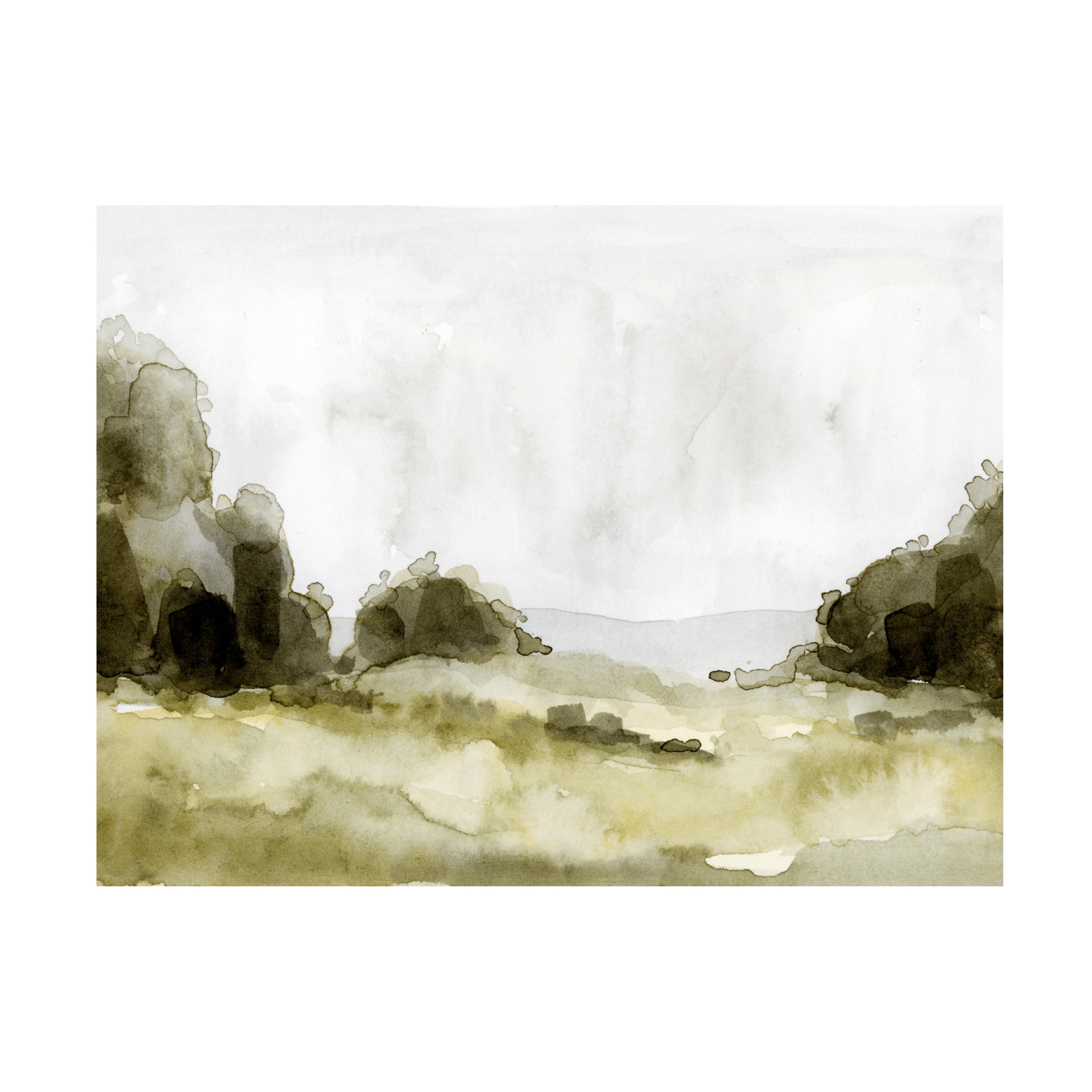 Victoria Barnes 'Simple Watercolor Scape II' Canvas Art - Walmart.com
