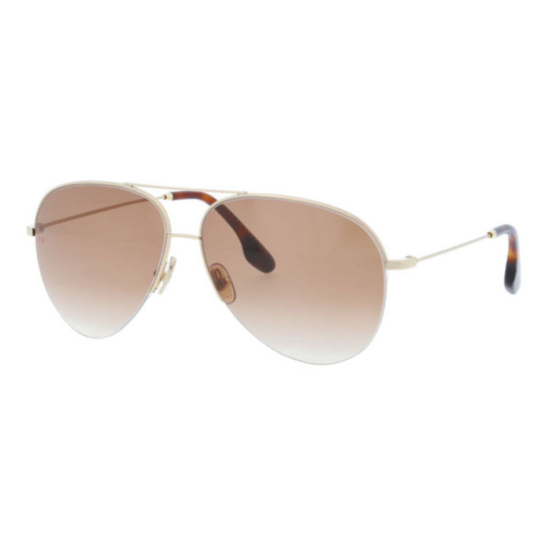Victoria Beckham VB 90S Metal Womens Pilot Sunglasses Gold 62mm Adult ...
