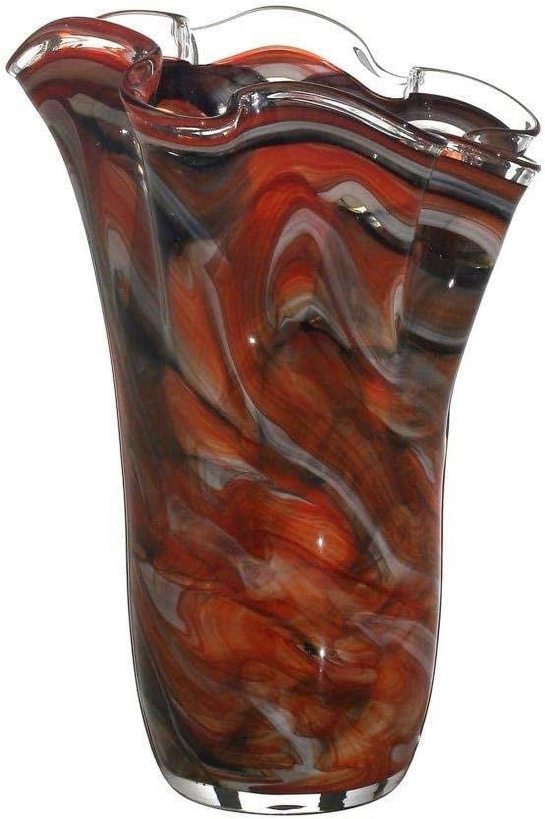 Victoria Bella 10049350.52G European Collection. 13" Height Glass Vase ...