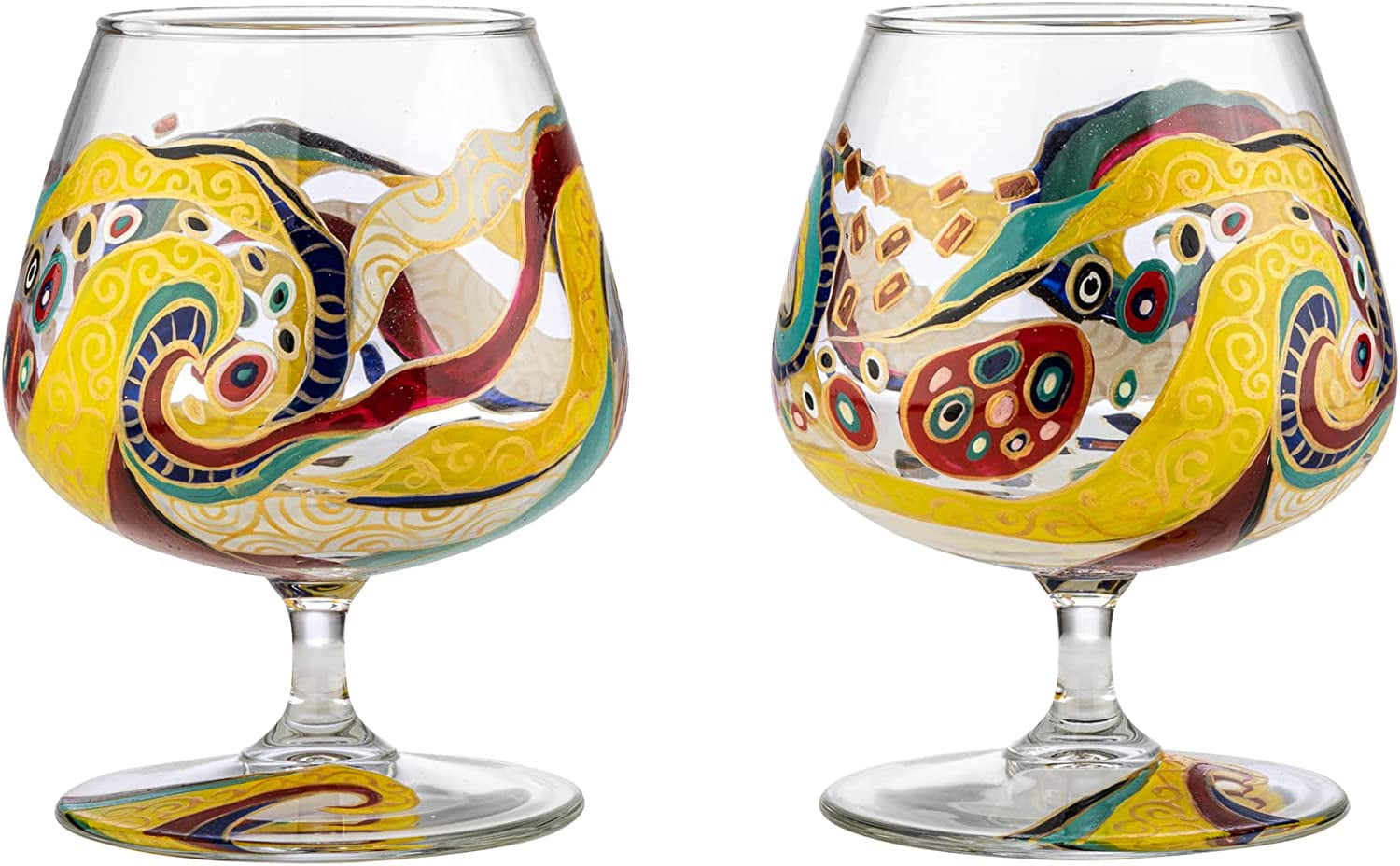 Victoria Bella 440219-2-MK 14.5 oz Brandy Glasses 5"-High «G. Klimt ...