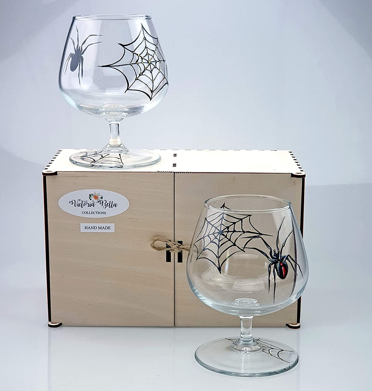 Victoria Bella 440219-2-S, 14.5 Oz Brandy Glasses, 5" High 'Spider ...