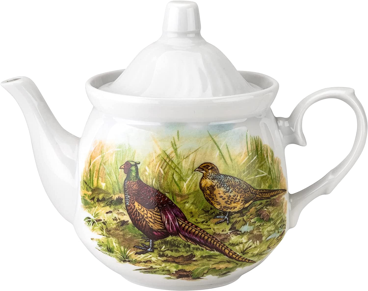 Victoria Bella DB6-0105-01 18.5oz Porcelain Teapot with a Picture of ...