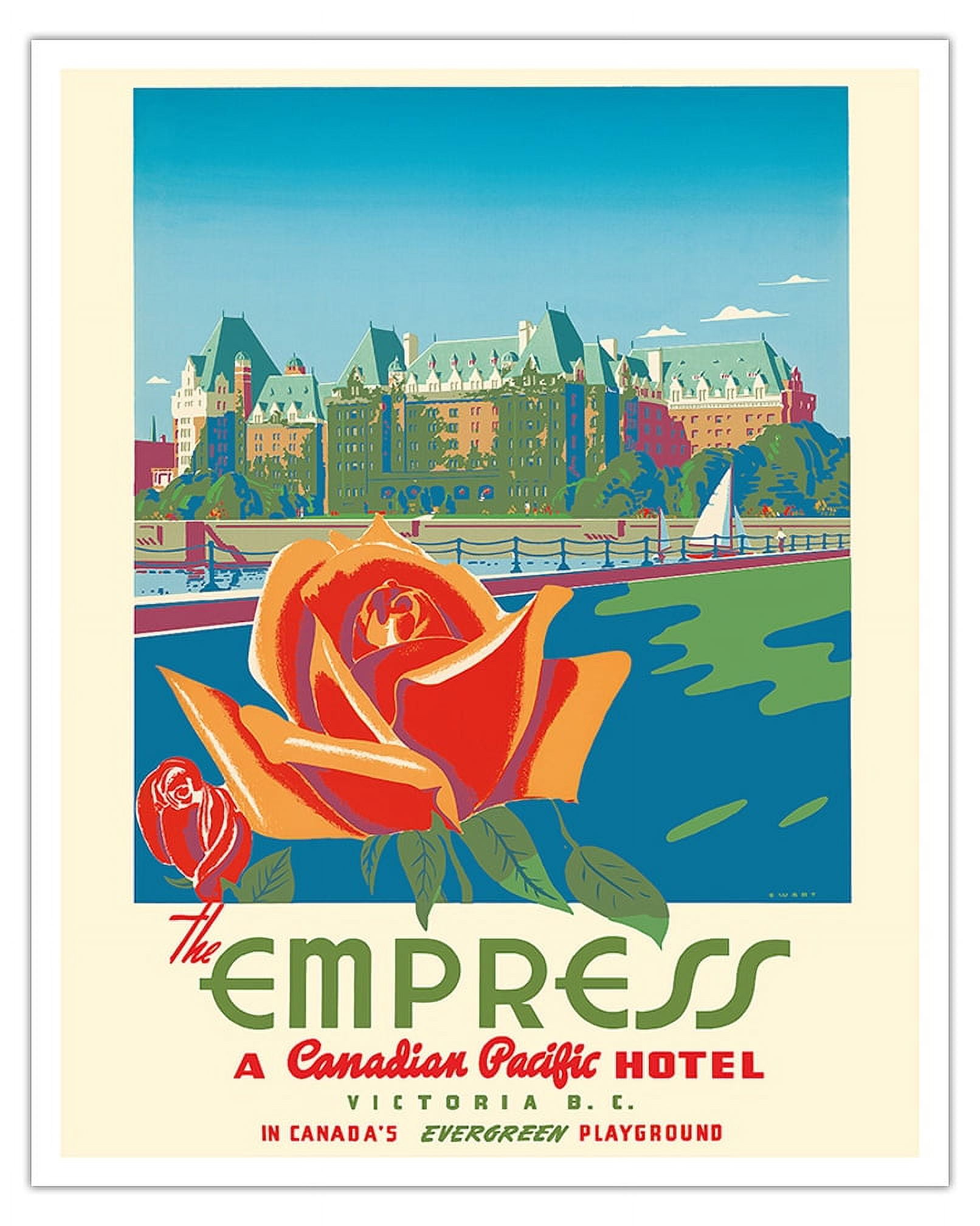 Victoria Canada - The Empress Hotel - a Canadian Pacific Hotel ...