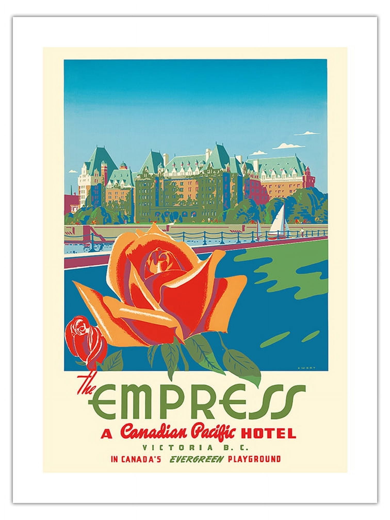 Victoria Canada - The Empress Hotel - a Canadian Pacific Hotel ...