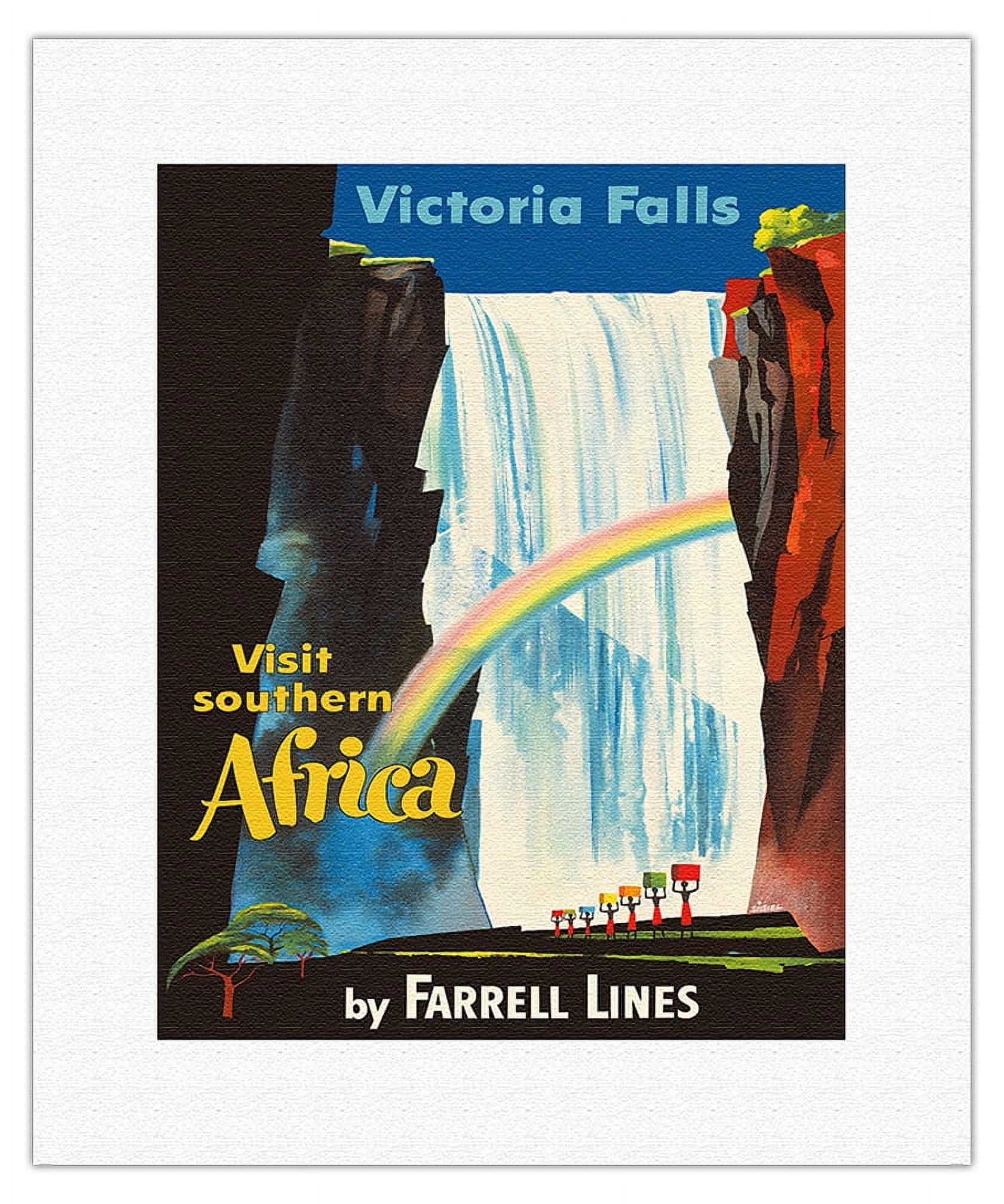 Victoria Falls - Visit Southern Africa - Farrell Lines - Vintage Ocean ...