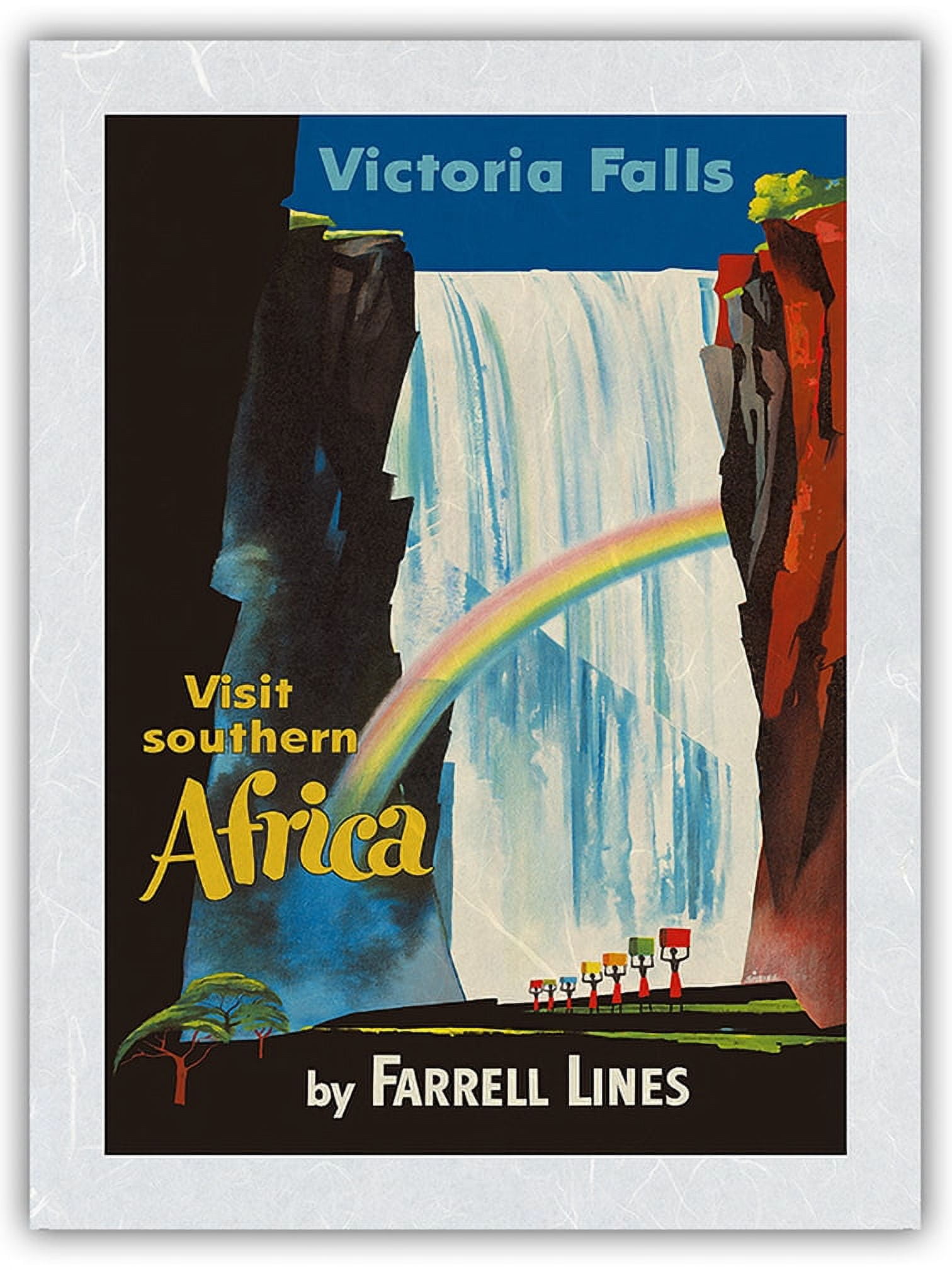 Victoria Falls - Visit Southern Africa - Farrell Lines - Vintage Ocean ...