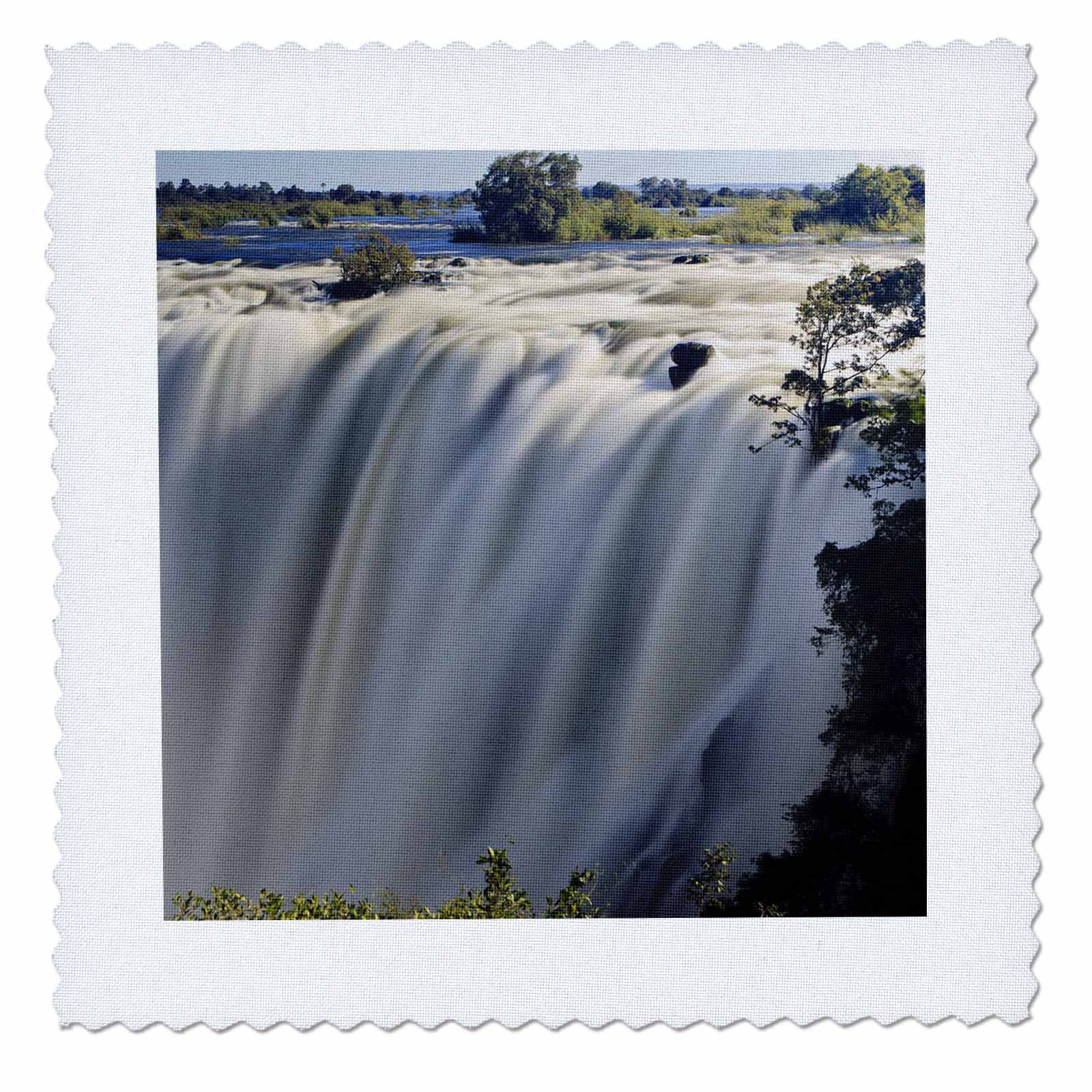 3dRose, Victoria Falls, Zambesi river, Zambia and Zimbabwe-AF51 TNO0000 - Tom Norring, 6x6 inch ...