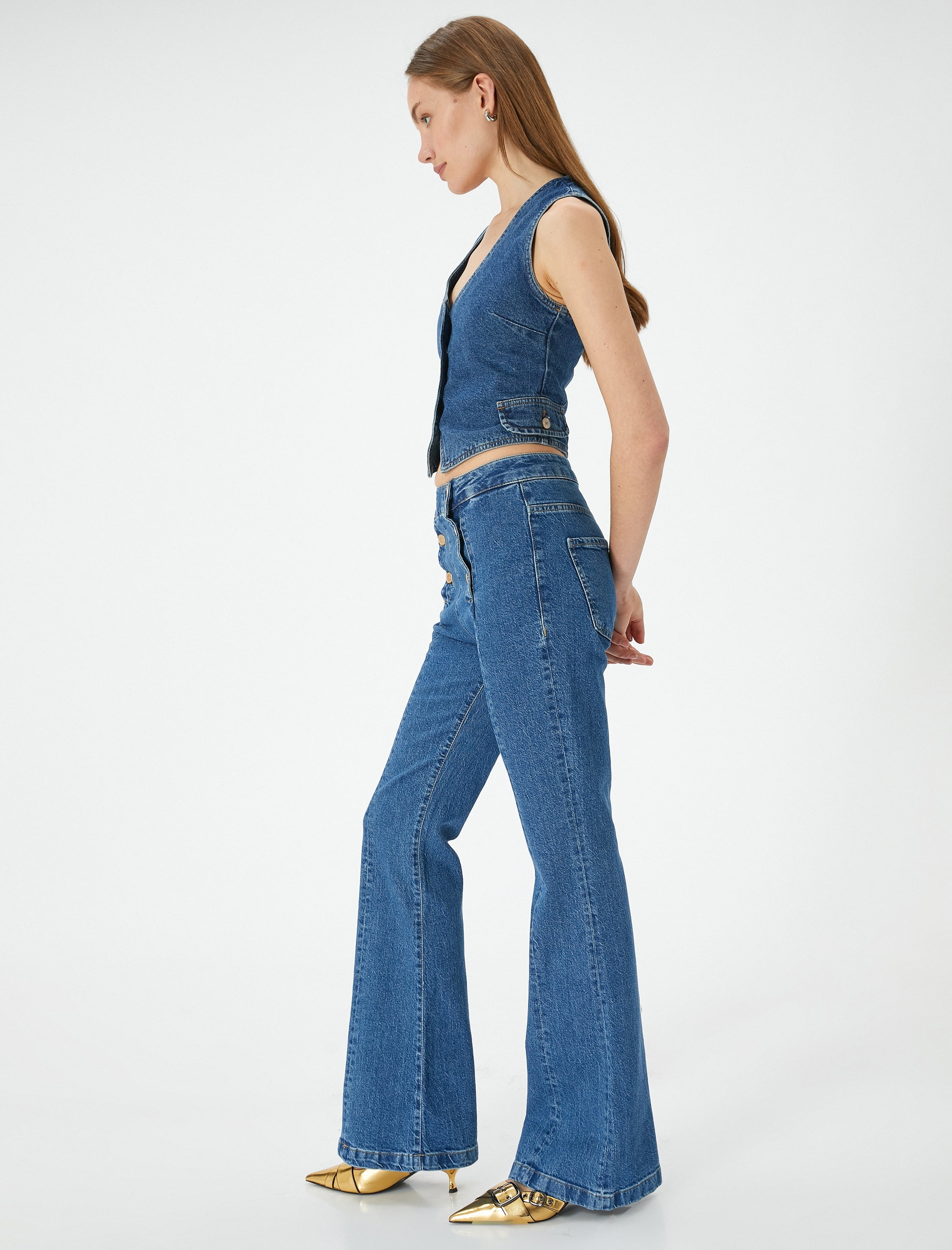 Victoria Flare Jeans - Walmart.com