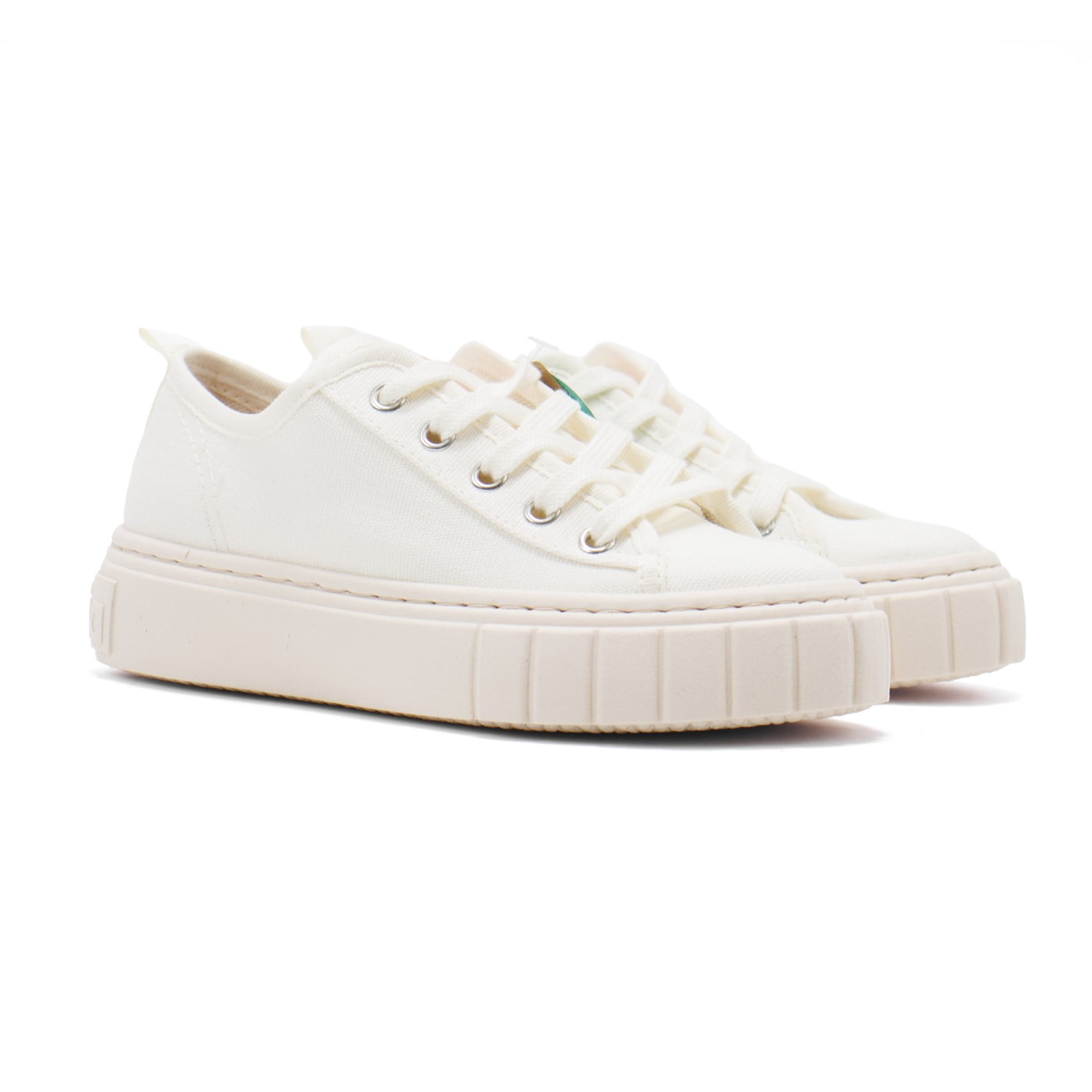 Victoria Girls Abril Canvas Platform Sneakers, Crudo,3 M US - Walmart.com