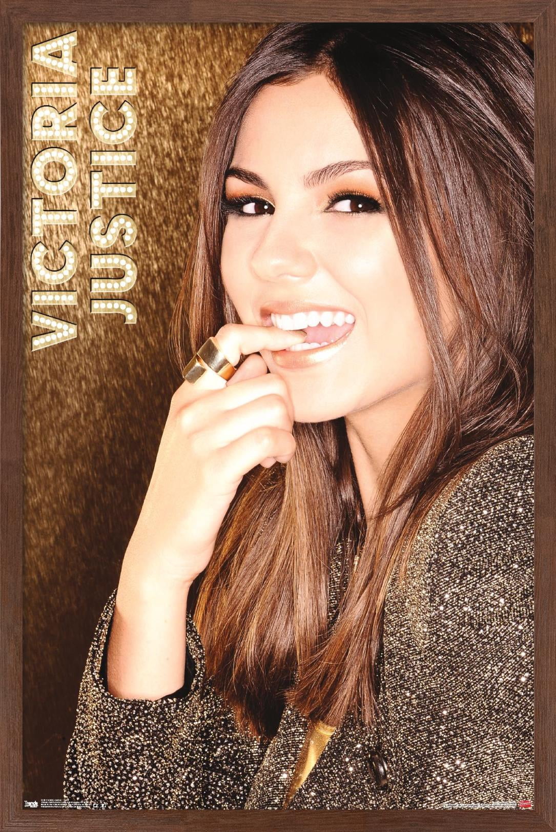 Victoria Justice - Gold Wall Poster, 14.725" x 22.375", Framed ...