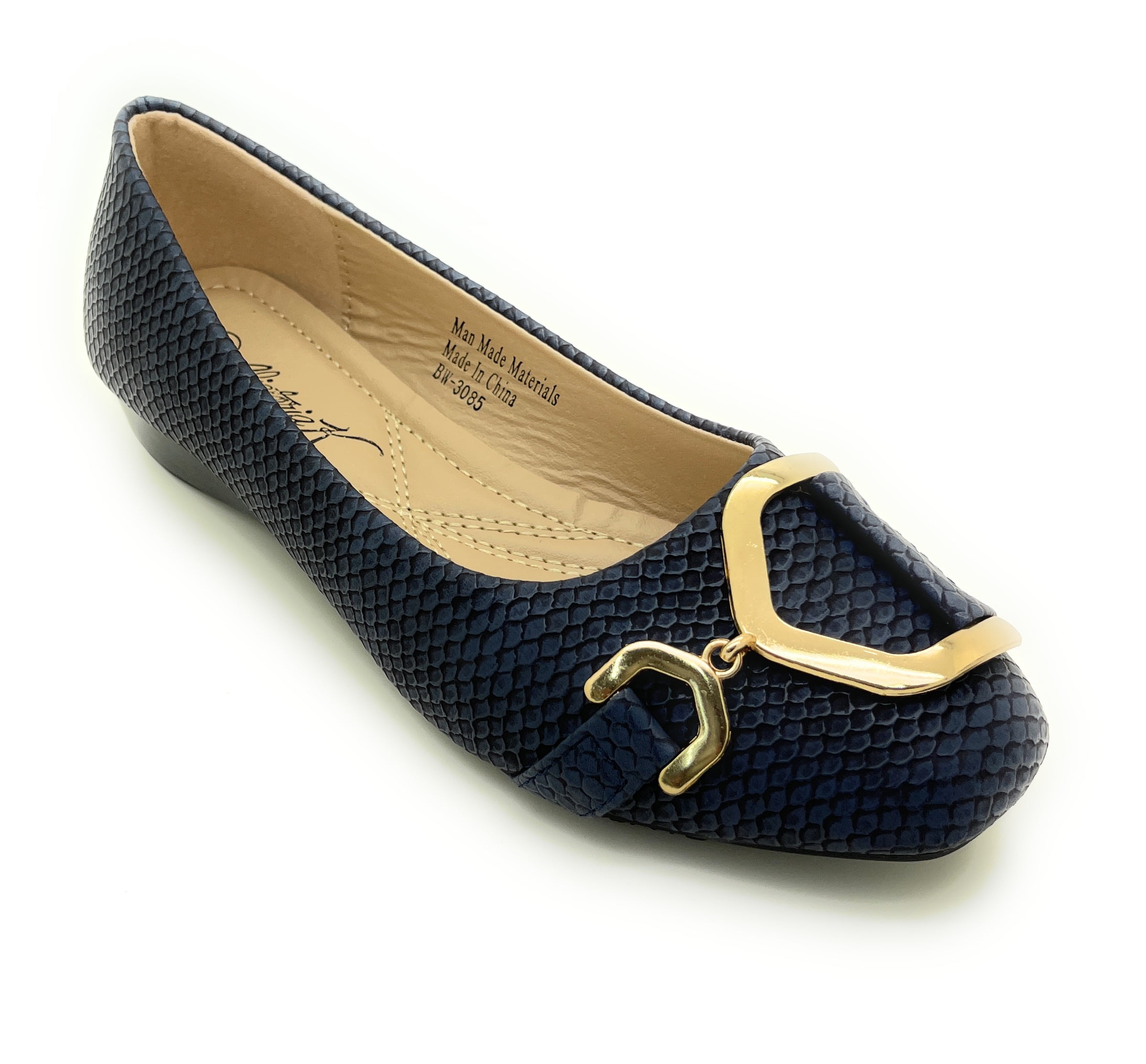 Victoria K. Women's Buckle Wedge Flat - Walmart.com