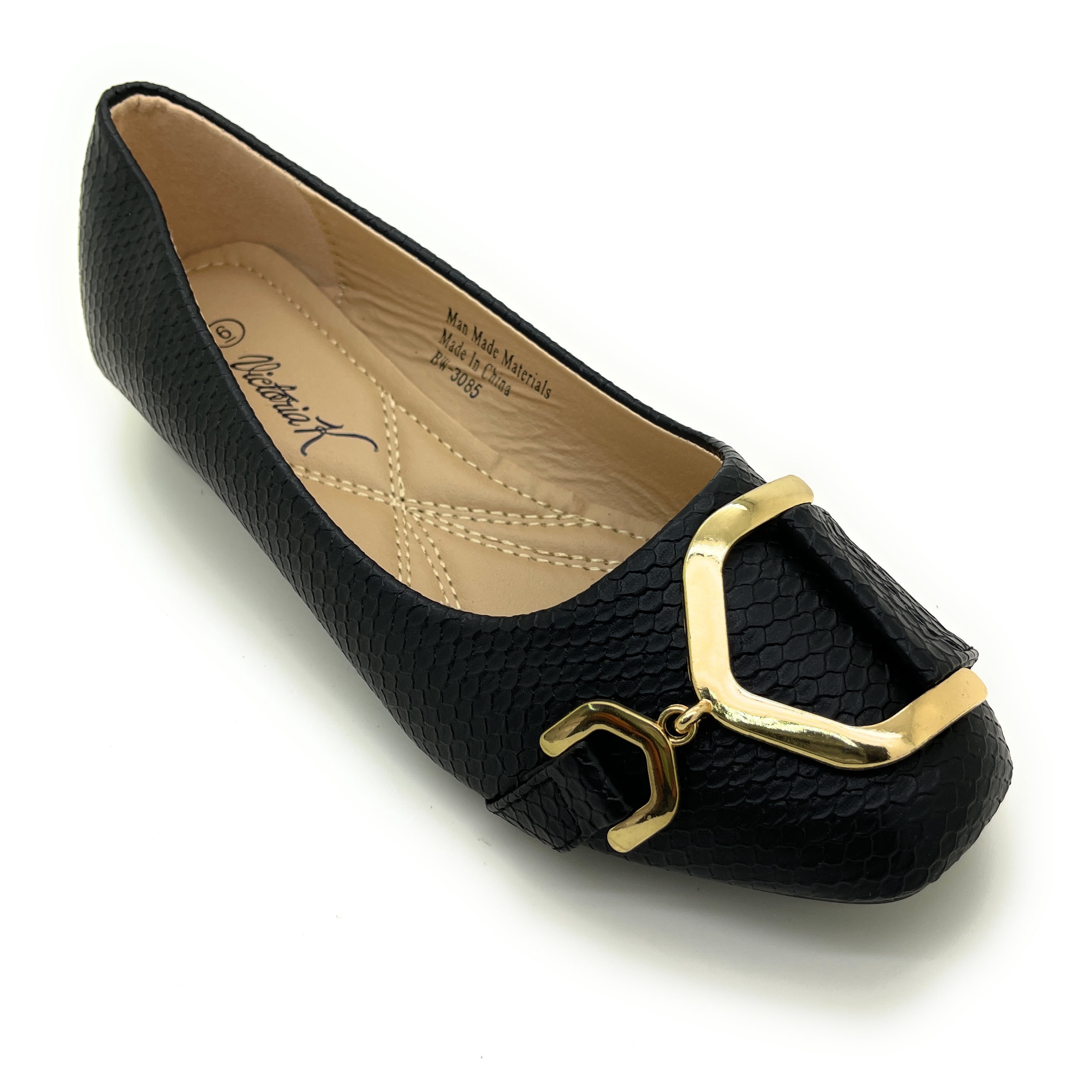 Victoria K. Women's Buckle Wedge Flat - Walmart.com