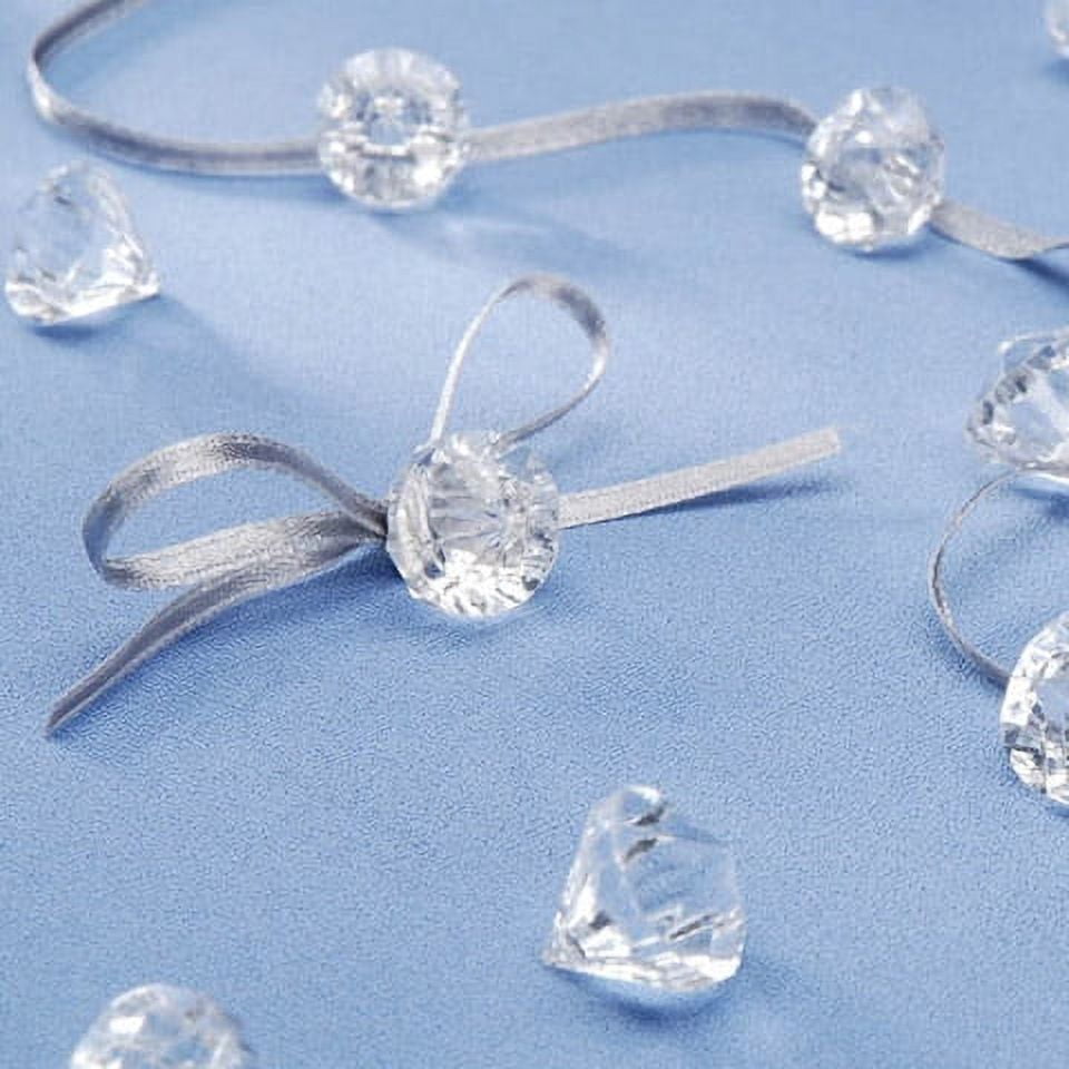 Victoria Lynn Faceted Clear Acrylic Diamonds with Charm Hole, 135 ...