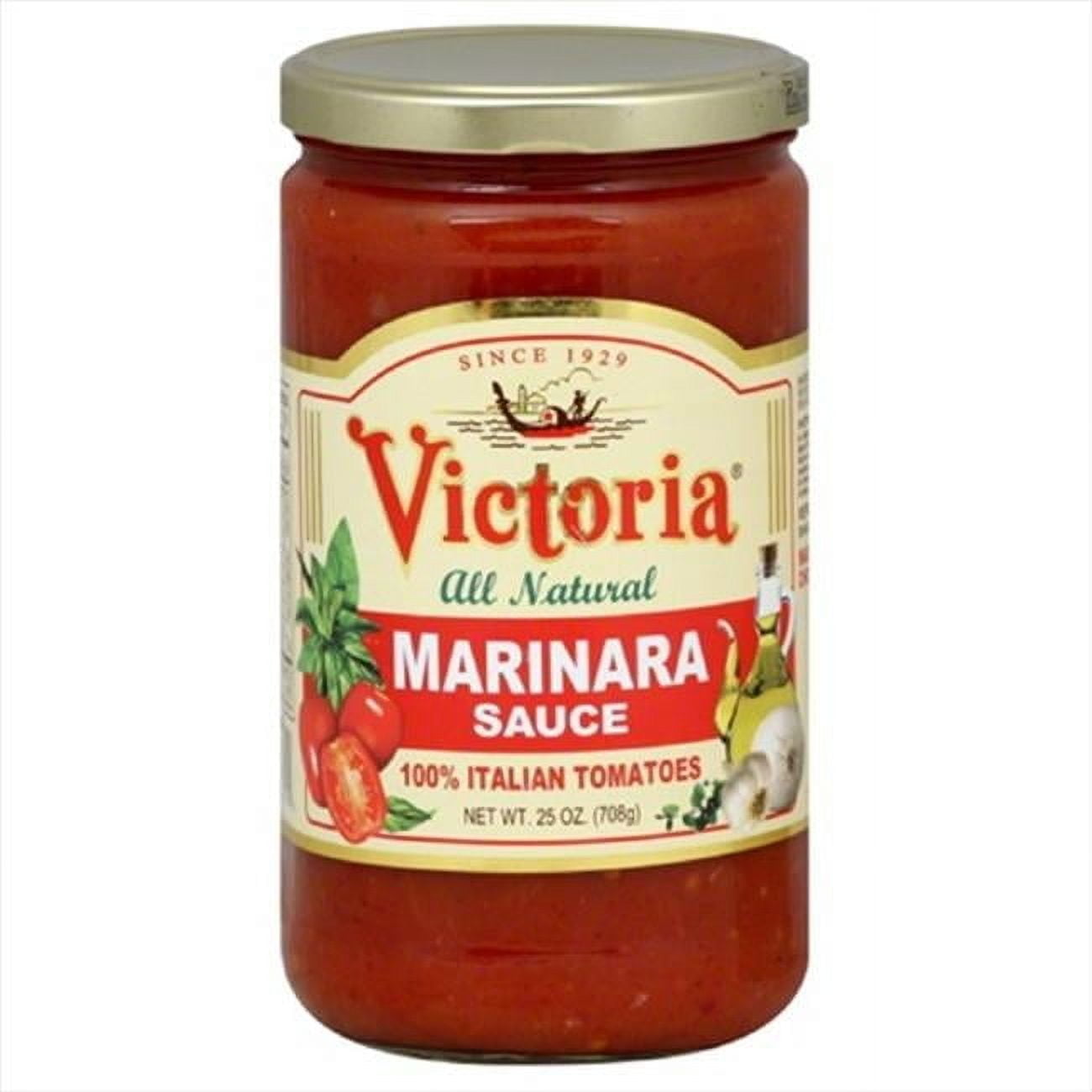 Victoria Marinara Pasta Sauce, 25 Oz, Pack Of 6 - Walmart.com