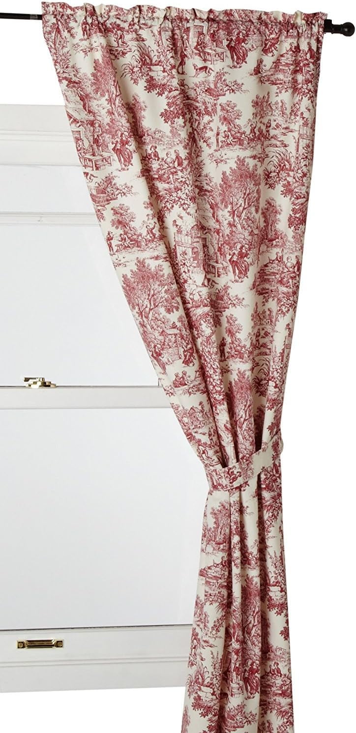 Victoria Park Toile 68-Inch By 72-Inch Tailored Panel Pair with ...