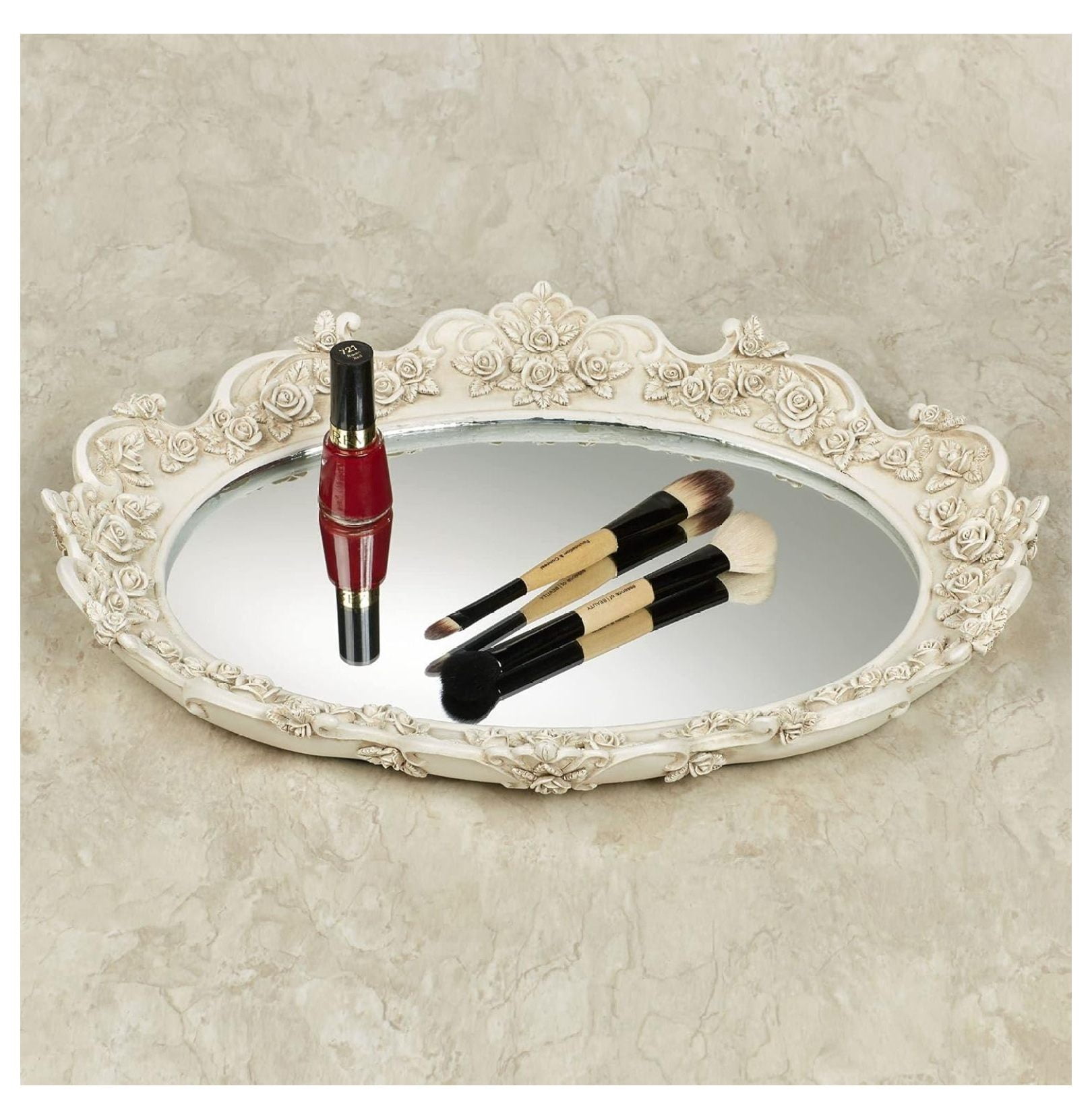 Victoria Rose Mirrored Vanity Tray Vanity Tray - Walmart.com