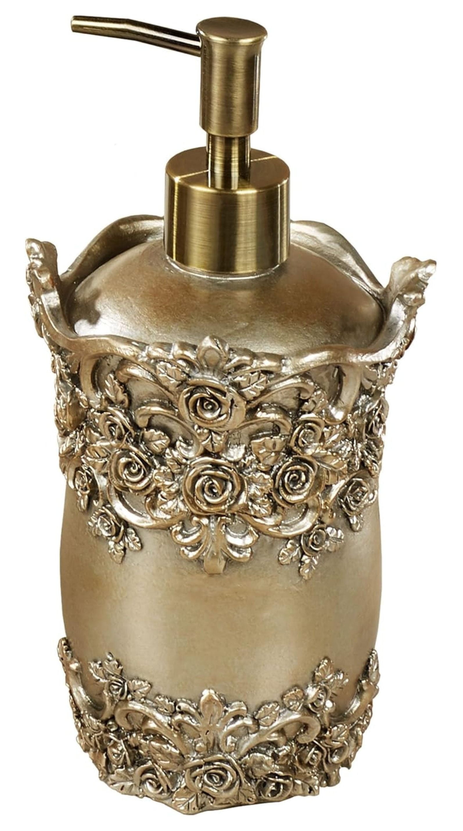 Victoria Rose Soap Dispenser - Bathroom & Vanity Countertop Soap Pump ...