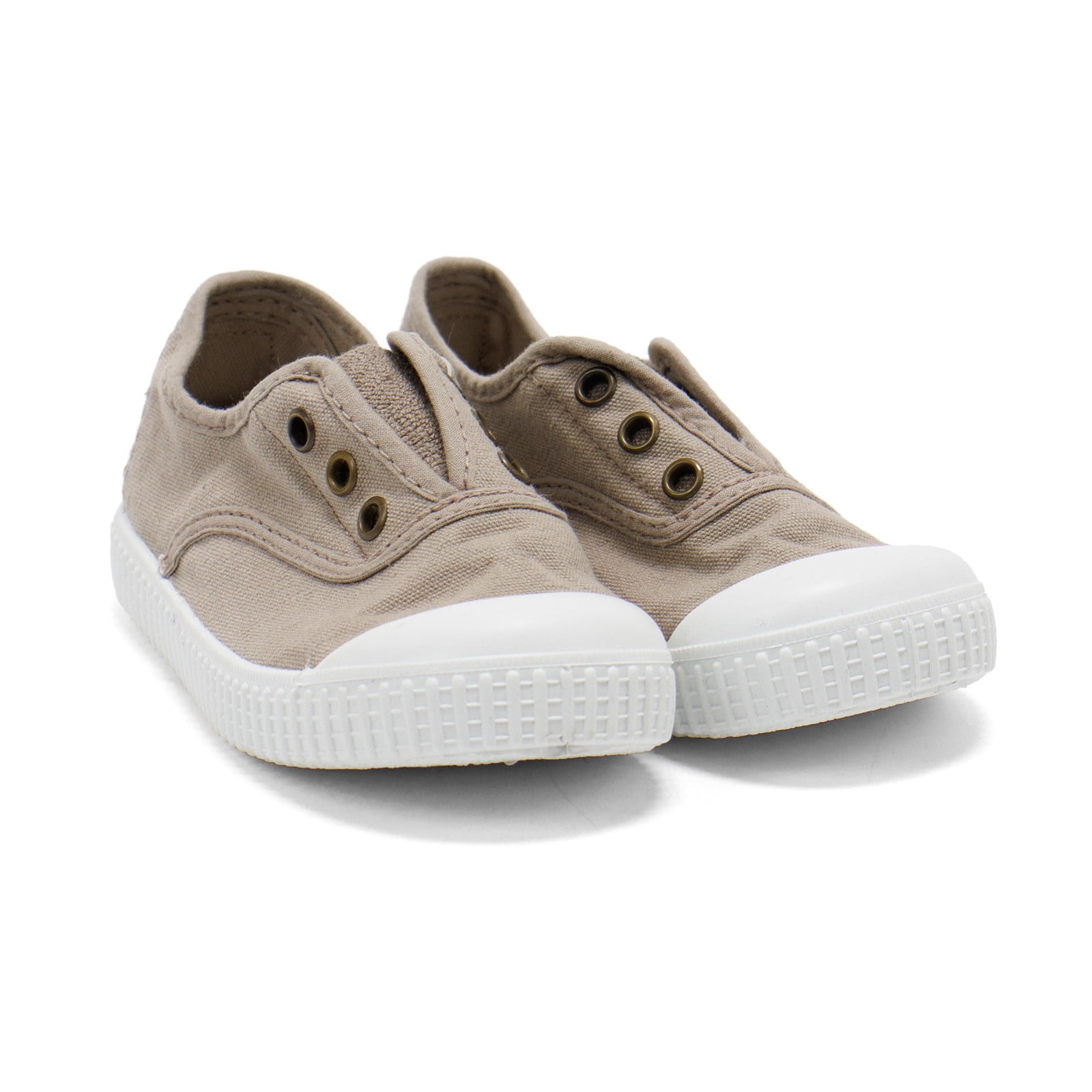 Victoria Toddlers 1915 Inglesa Slip-On Canvas Shoes, Beige,7.5 M US ...
