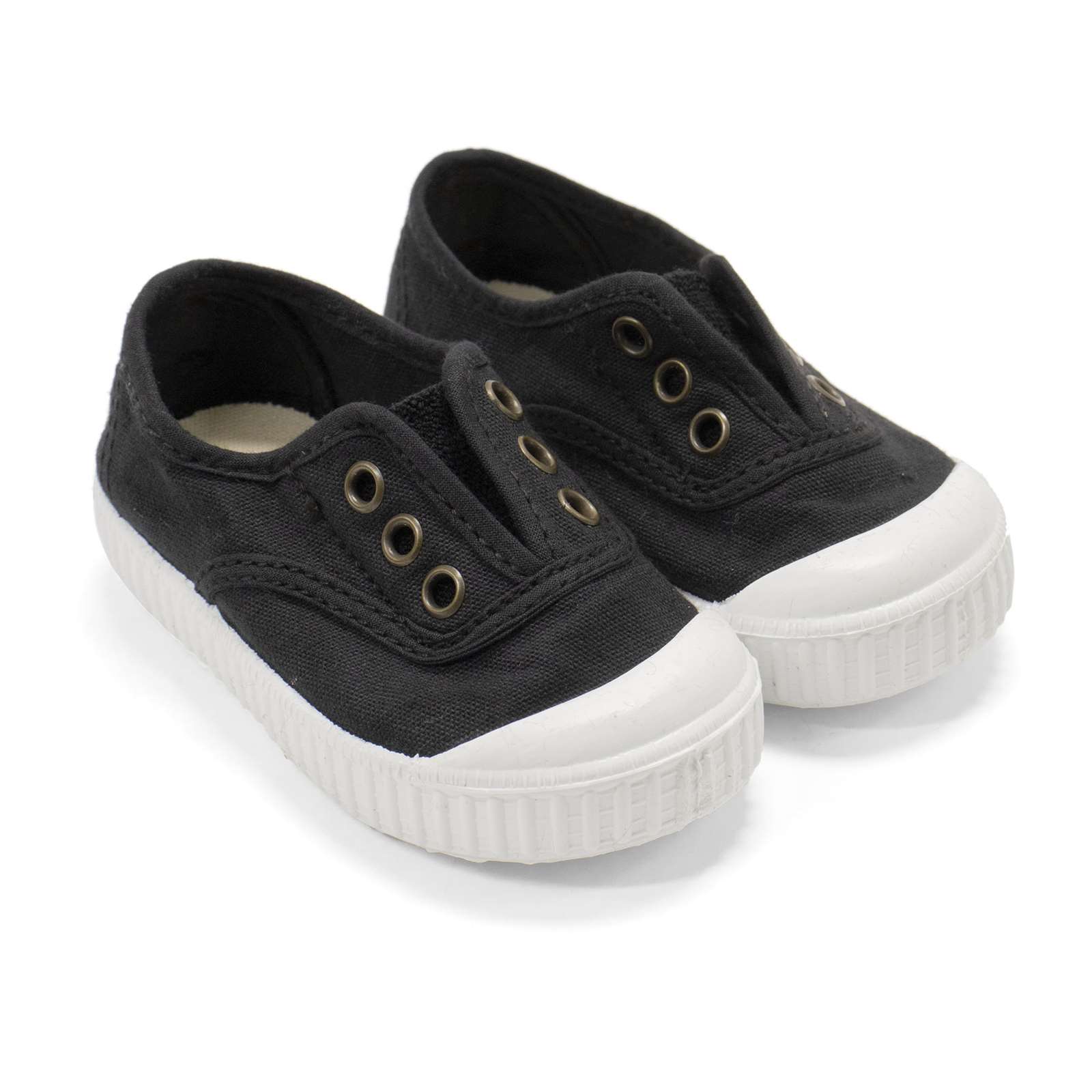 Victoria Toddlers 1915 Inglesa Slip-On Canvas Shoes, Negro,4.5 M US ...