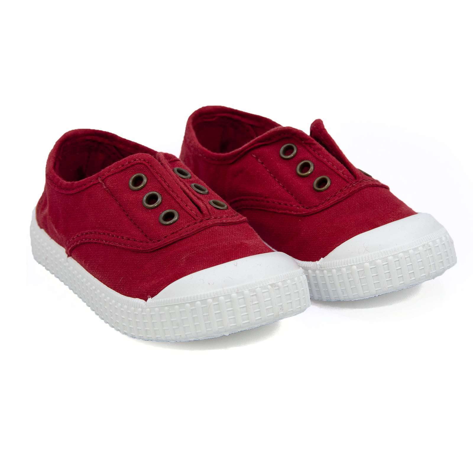 Victoria Toddlers 1915 Inglesa Slip-On Canvas Shoes, Rojo,3.5 M US ...