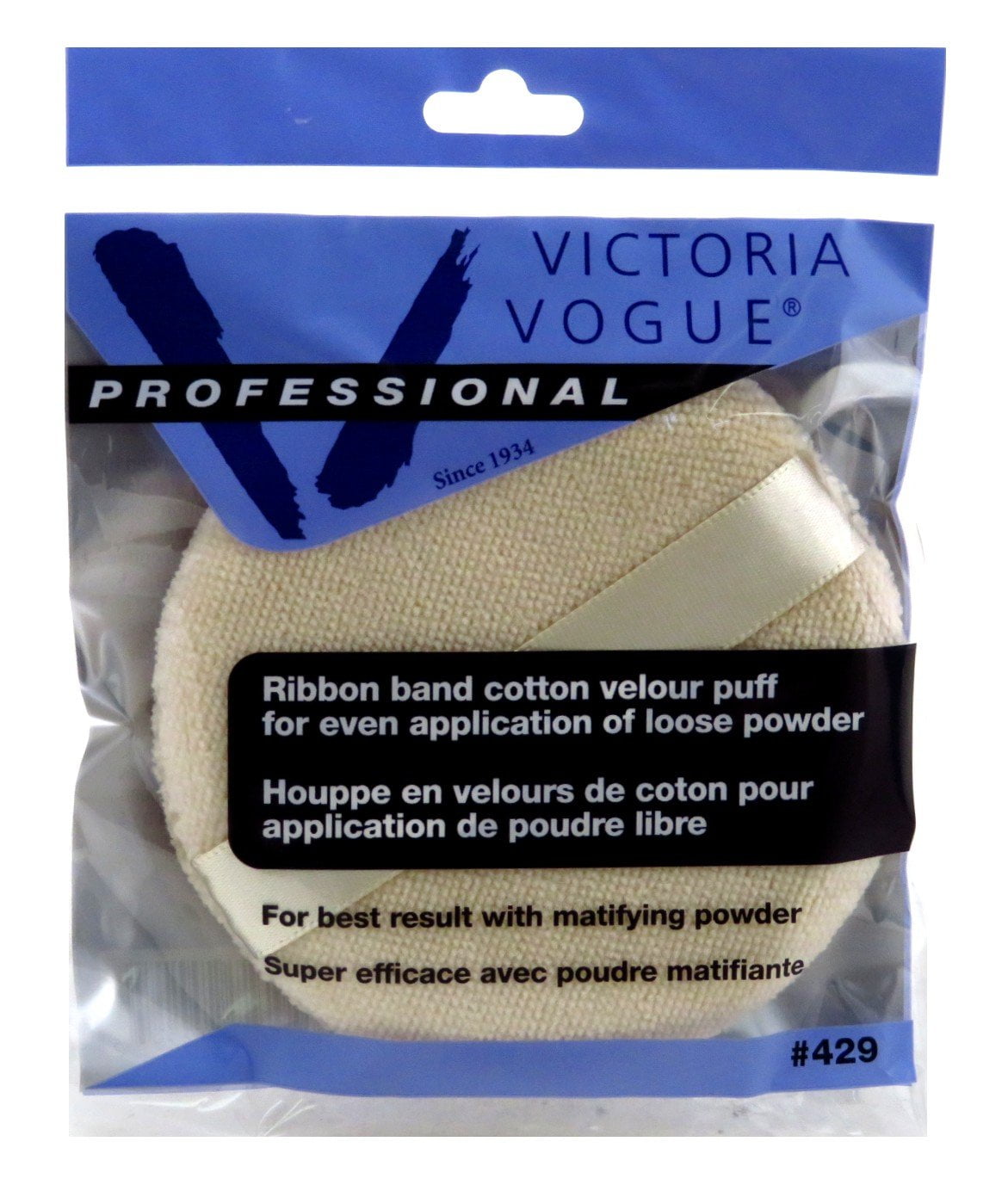 Victoria Vogue Round Loose Powder Puff, 1 Ea, 2 Pack - Walmart.com