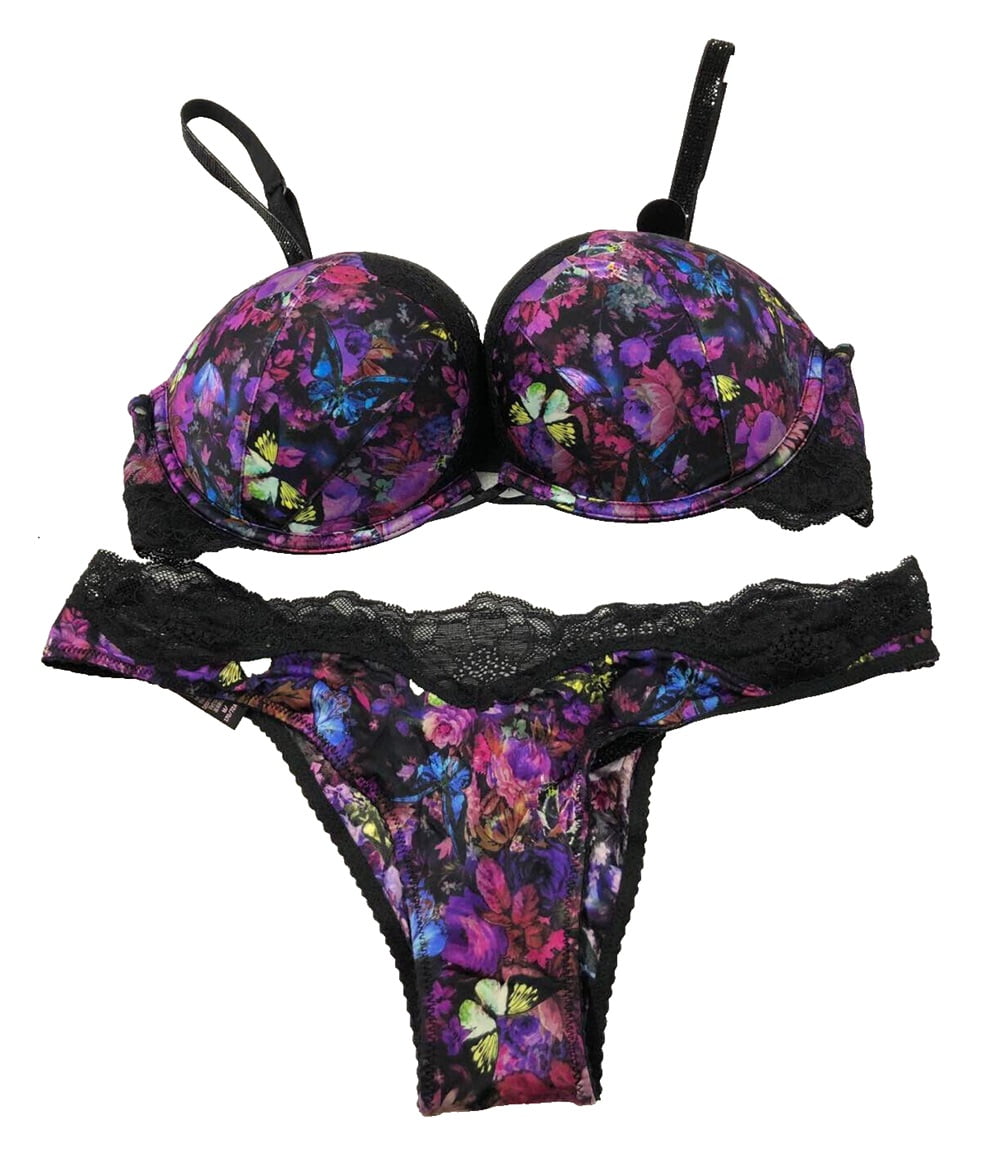 Victoria's Secret Bombshell Add-2-Cups Push-up Bra Rhinestone Strap 2 ...