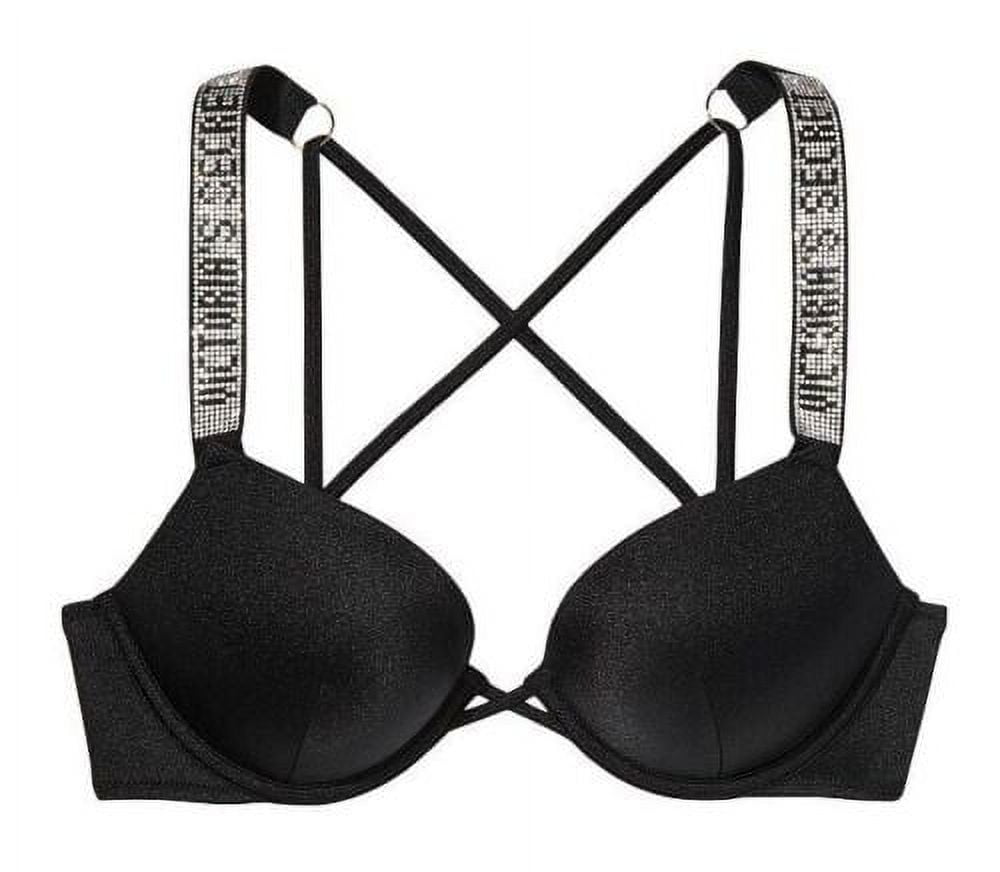 Victoria's Secret Bombshell Add 2 Cups Size Shine Strap Bikini Swim Top ...