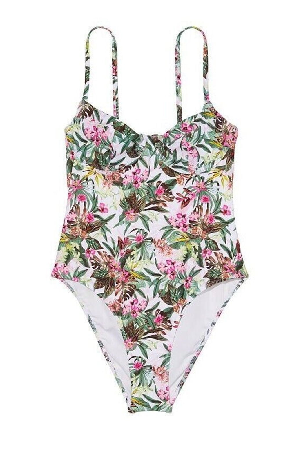 Victoria's Secret Essential Wicked One Piece Swimsuit Tropical Palm ...
