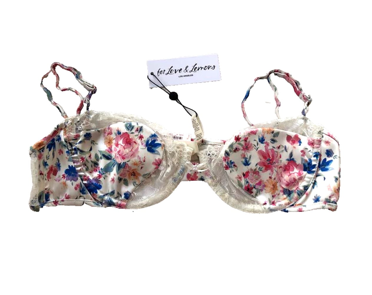 Victoria's Secret For Love & Lemons Juliet Unlined Underwire Bra White ...