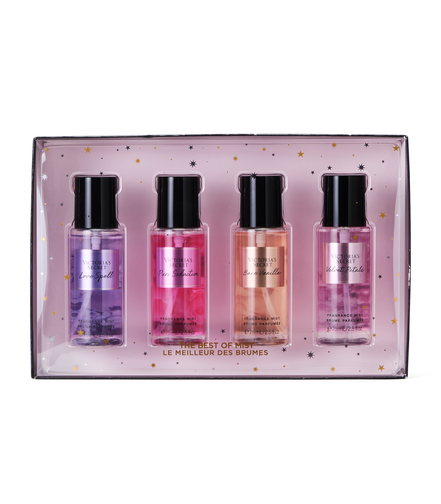 Victoria's Secret Fragrance Mist Collection 4 Piece Mini Gift Set, Assorted Scents - Walmart.com