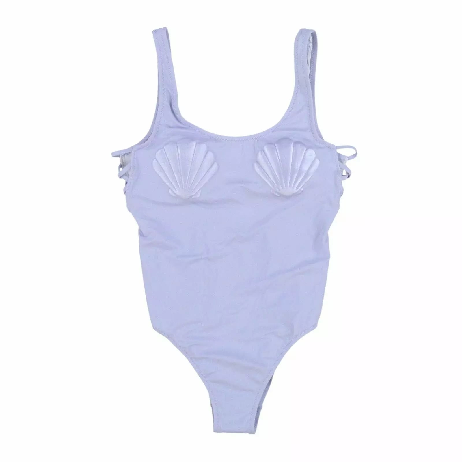 Victoria's Secret One Piece Bathing Suit Seashell Graphics (Large, Blue ...