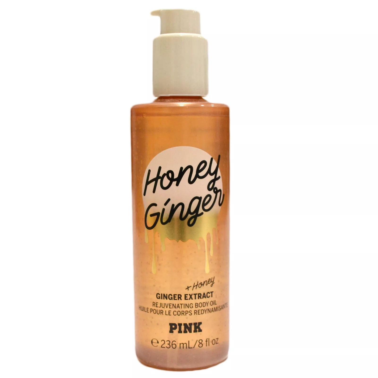 Victoria's Secret PINK Honey Ginger Soothing Body Oil 8 Fl Oz - Walmart.com