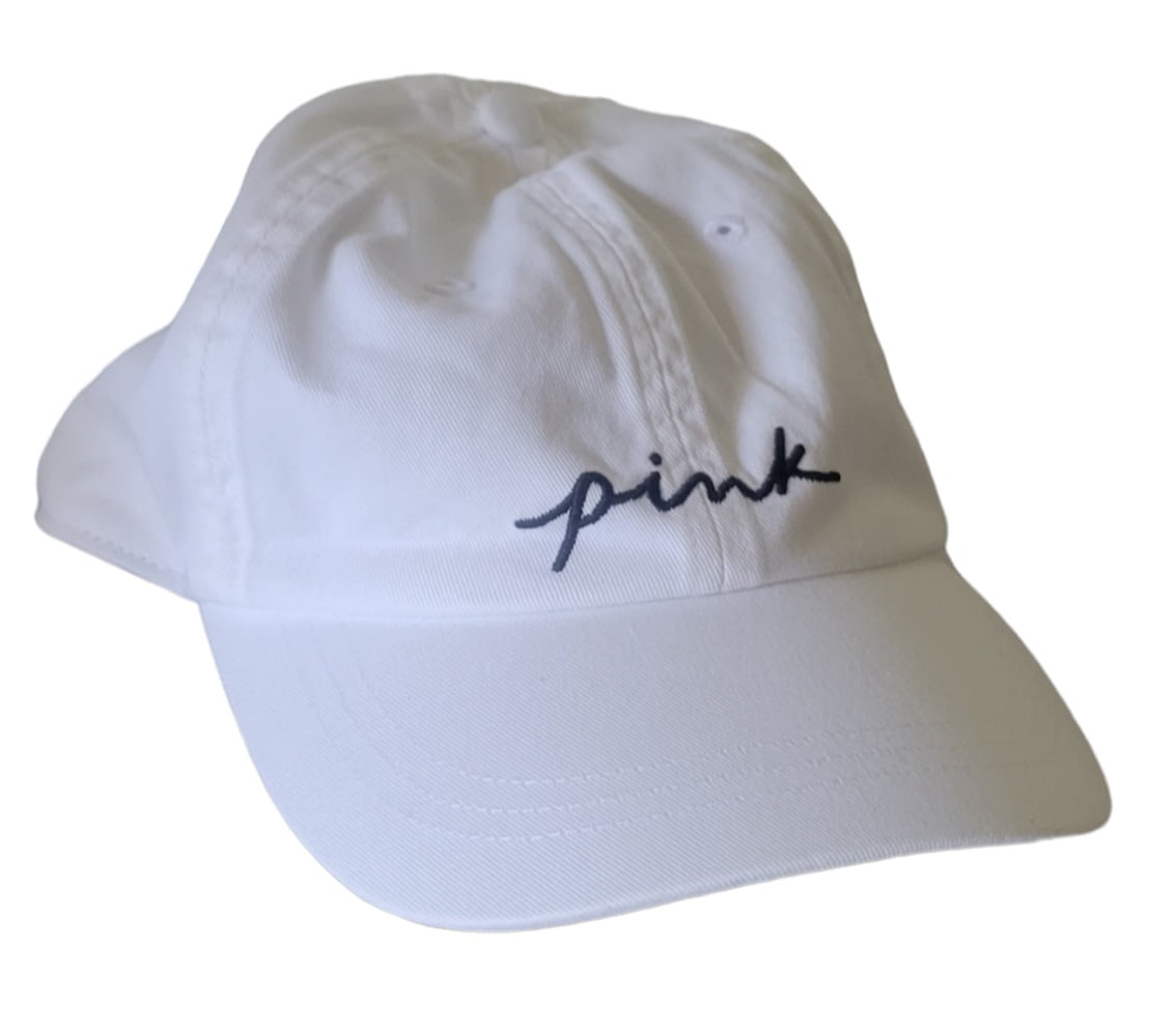 Victoria's Secret Pink Baseball Hat Cap Color White One Size Fit All ...