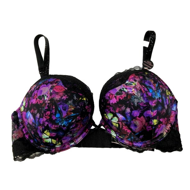 Victoria's Secret Shine Strap Bombshell Push-up Add 2 Cup Sizes Bra ...