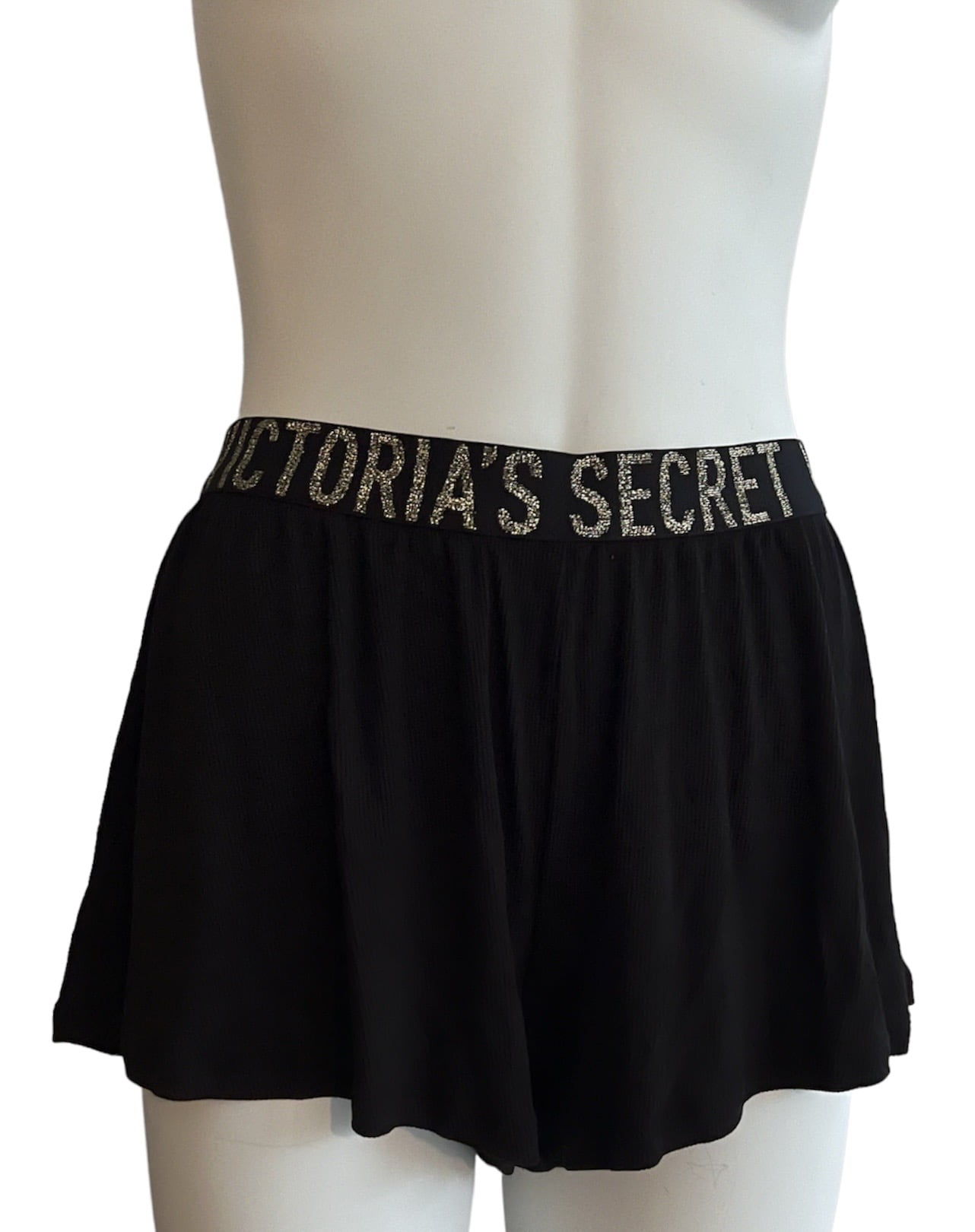 Victoria’s Secret Sleep Shorts Pajama Bottom Sleepwear PJ S Small Black ...